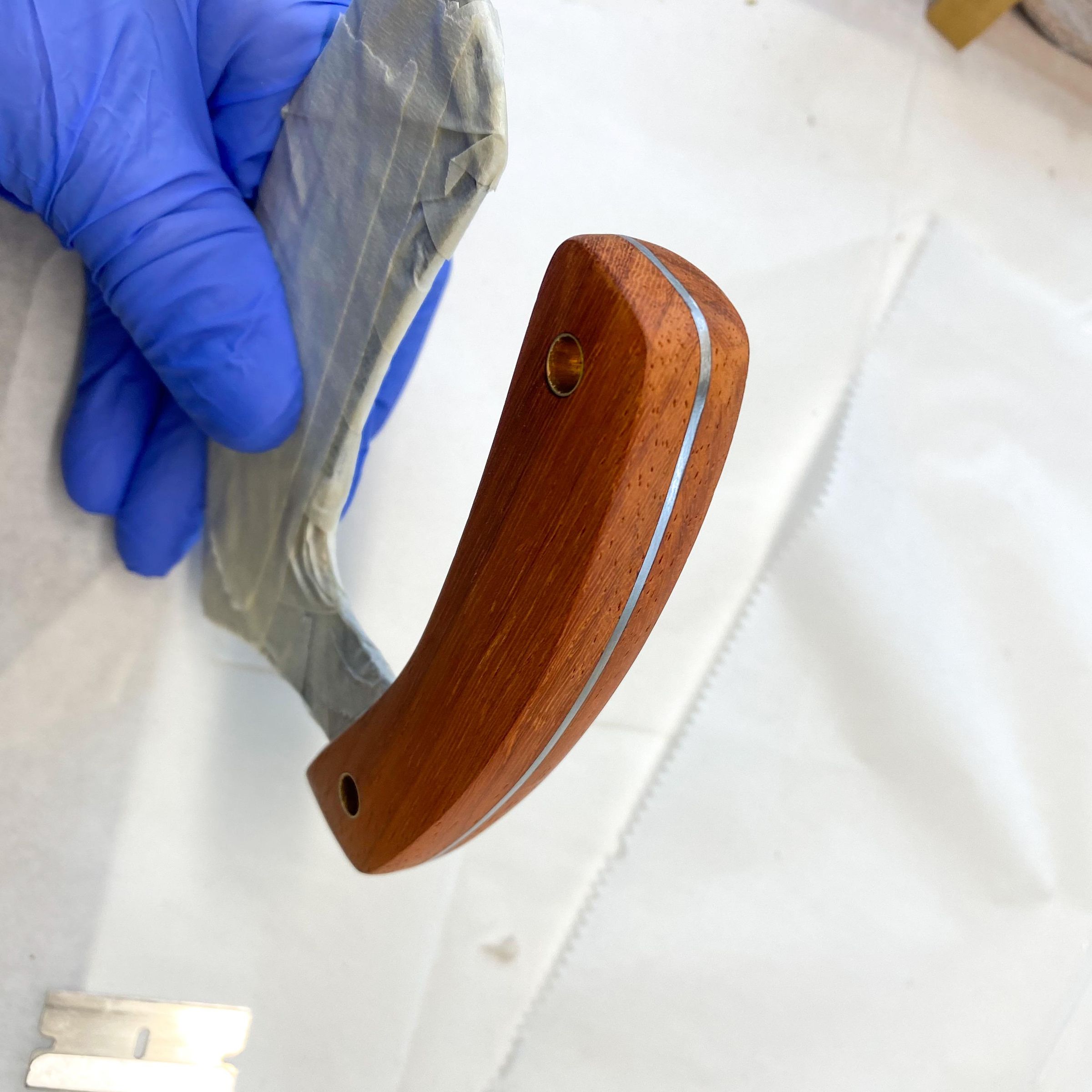 How to Make a Ulu Knife From a Old Saw Blade Plus a Bonus Cutting Board ...