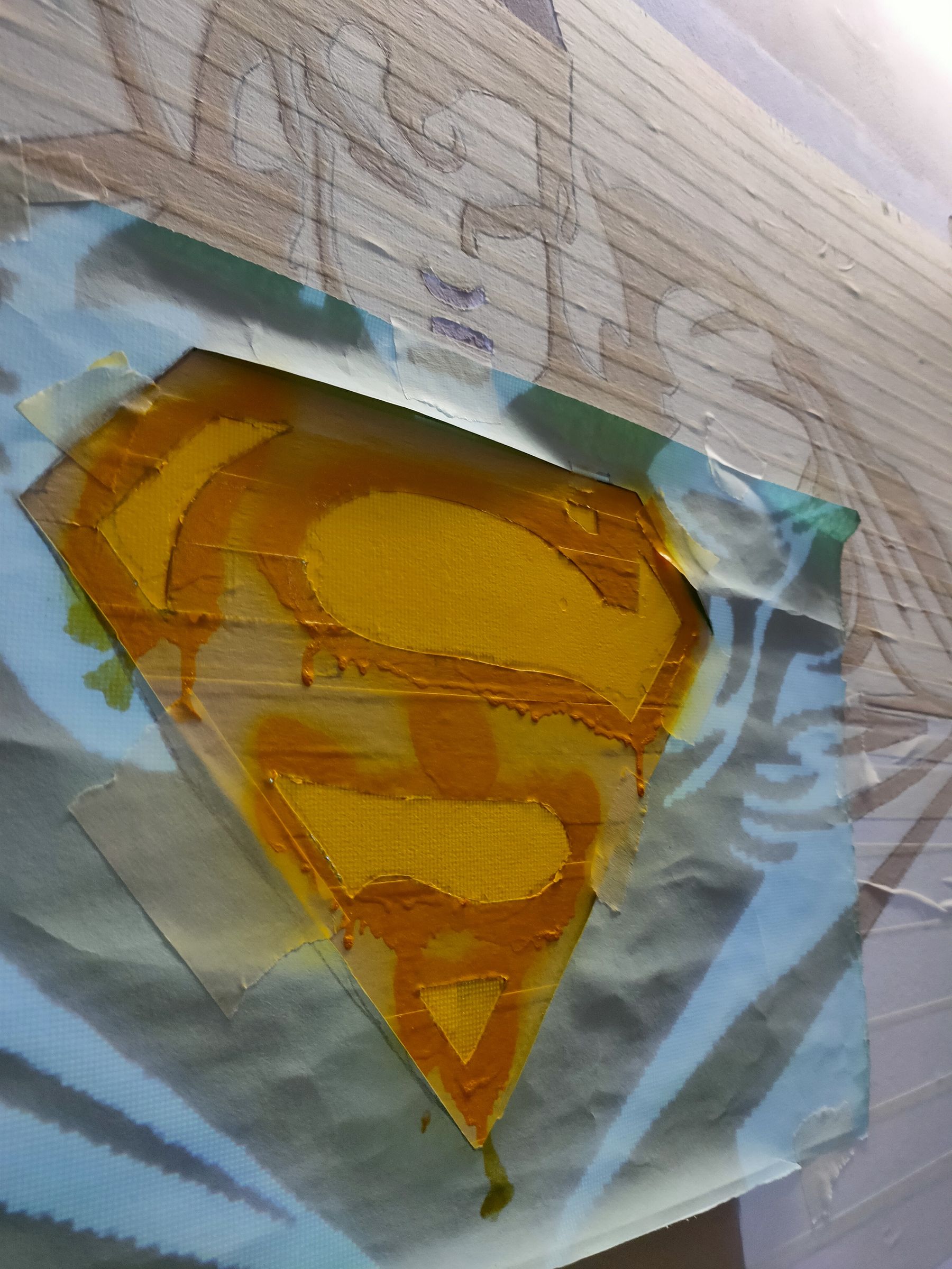 Making a Superman Wall Mural : 5 Steps (with Pictures) - Instructables