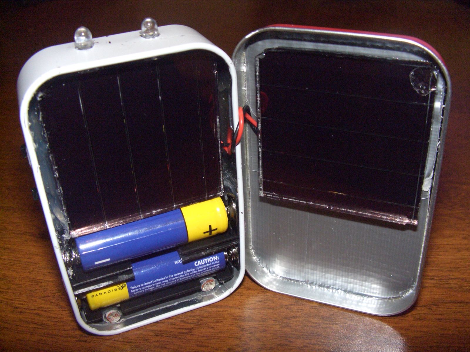 Solar Altoids Flashlight Experiment (SAFE) : 4 Steps - Instructables