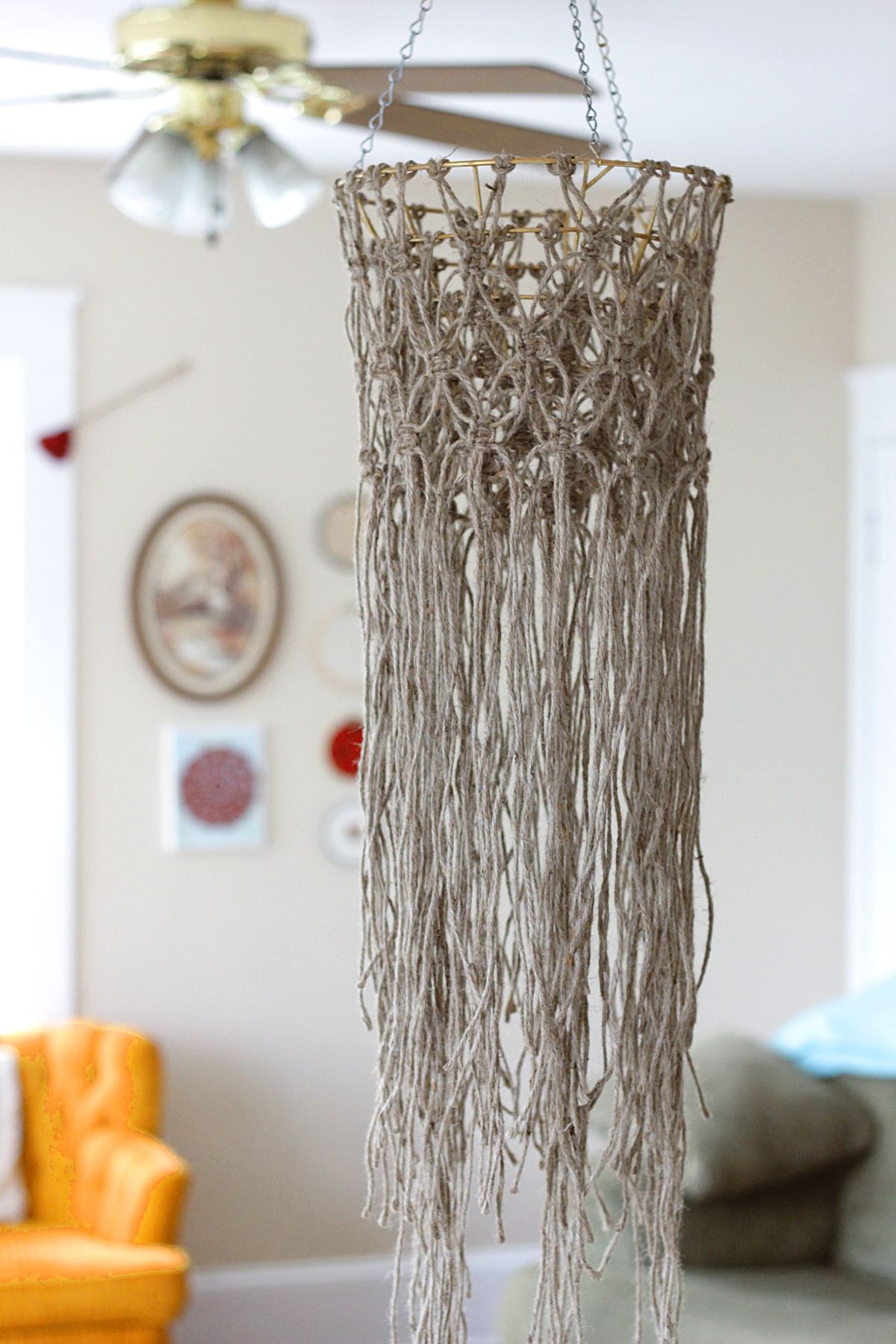 DIY Macrame Hanging Chandelier : 5 Steps (with Pictures) - Instructables