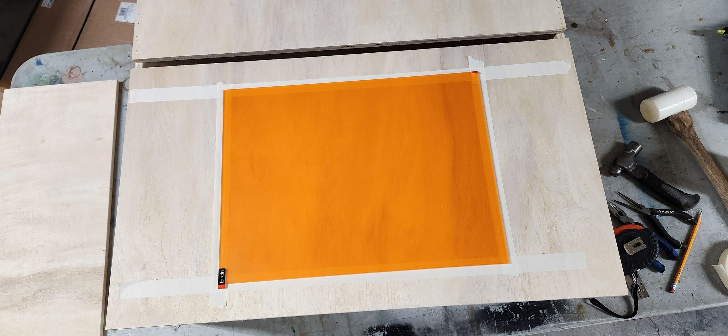 Plywood and Acrylic Laser Enclosure With Exhaust Fan and LED Lights ...