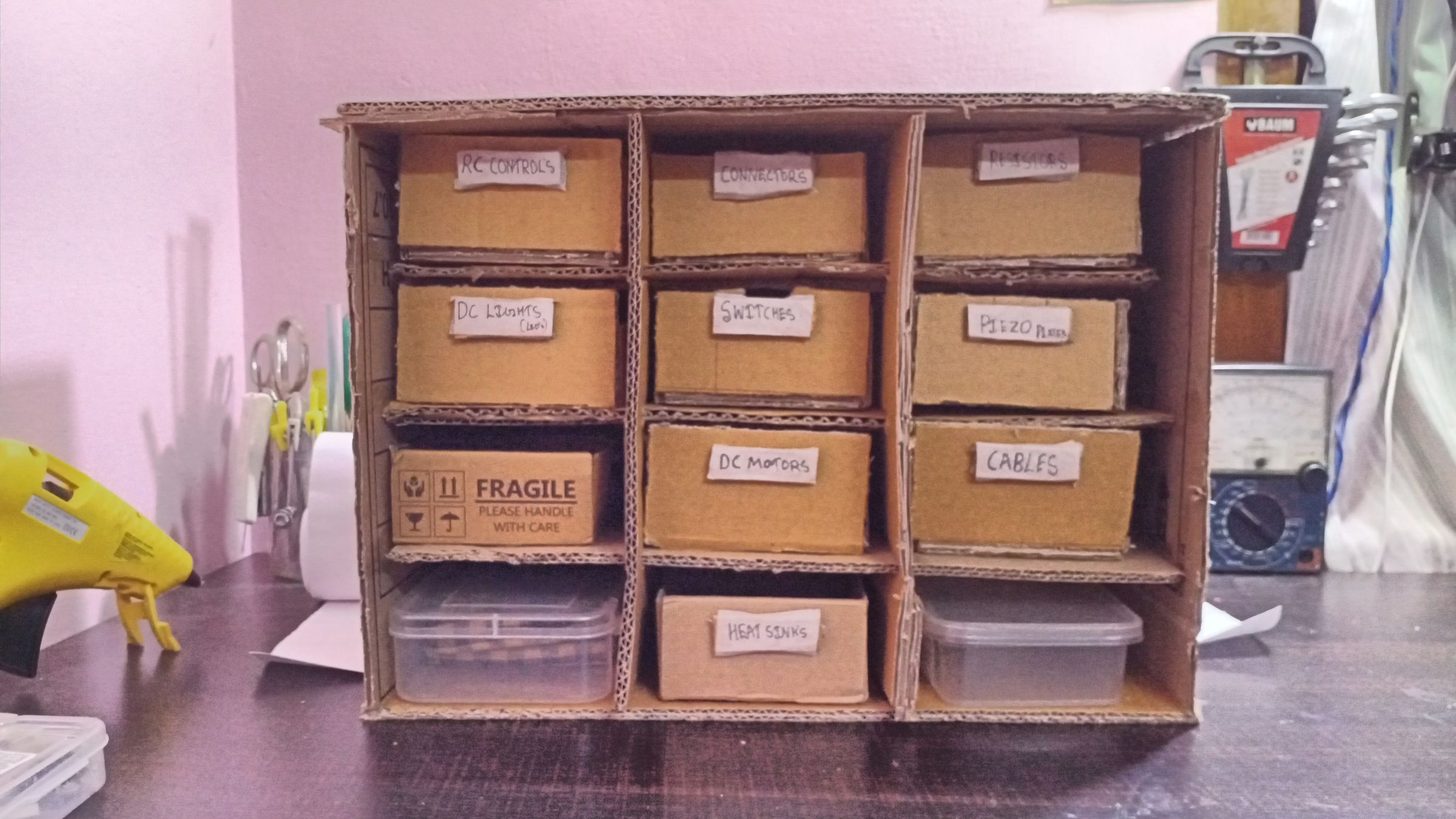 Make Your Own Electronic Components Storage Boxes!!!! : 5 Steps ...