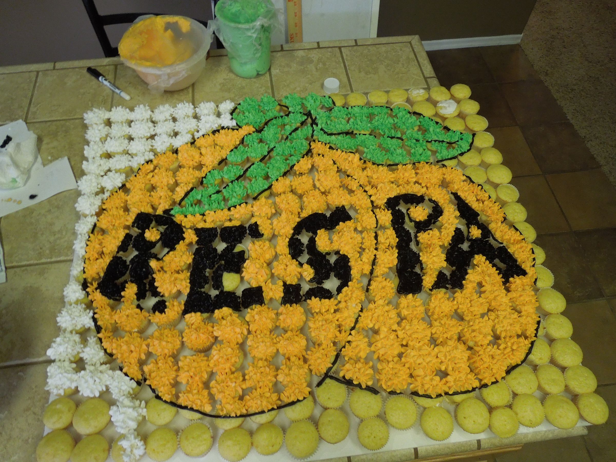 Orange Cupcake Mural (with Pictures) - Instructables