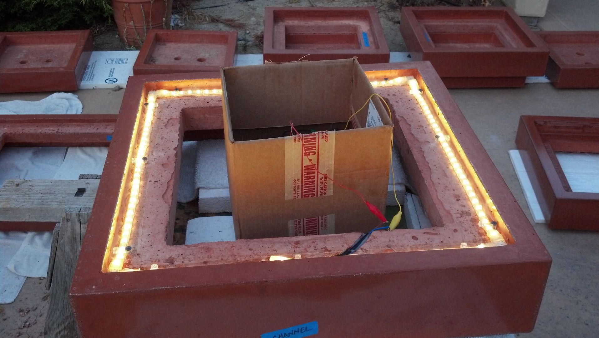 Architectural Cast Concrete: Wall Caps, Column Caps, and Fireplace ...