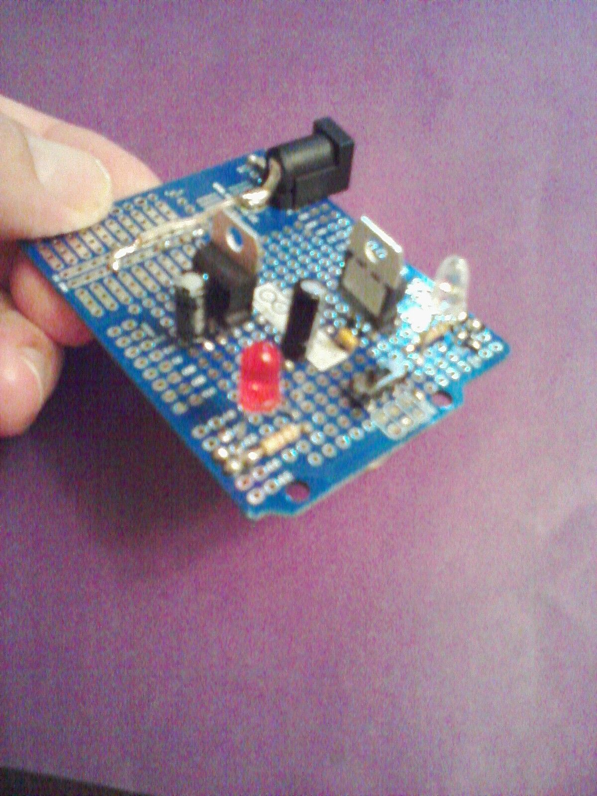 Breadboard Power Supply With a Slide Switch for Selecting Voltage : 15 ...