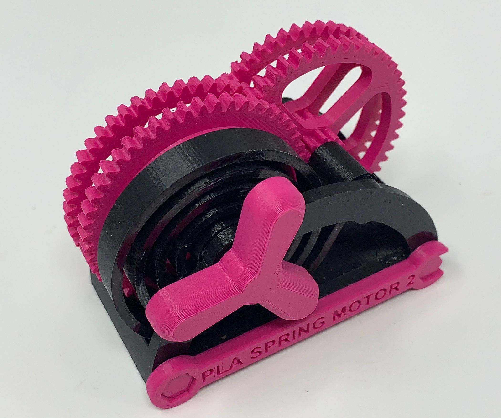 PLA Spring Motor Demonstrator 2 : 3 Steps (with Pictures) - Instructables