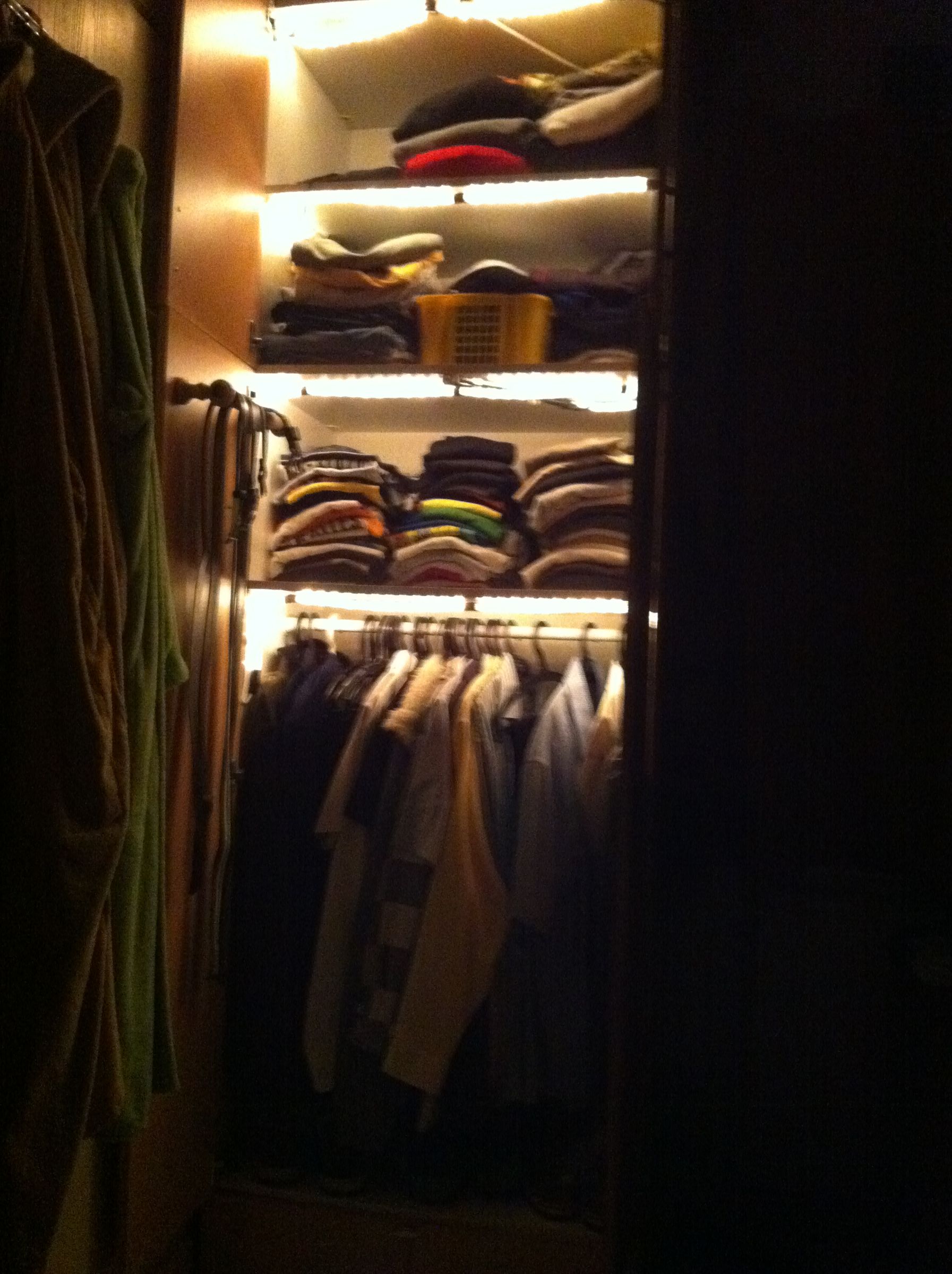 Add Automatic Closet/cupboard Lights : 4 Steps - Instructables