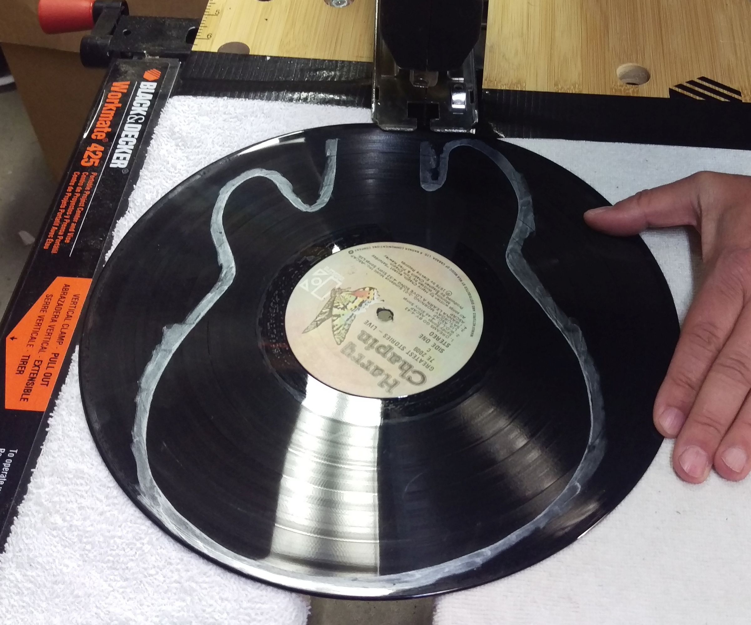 Vinyl Record Guitar Clock : 5 Steps (with Pictures) - Instructables