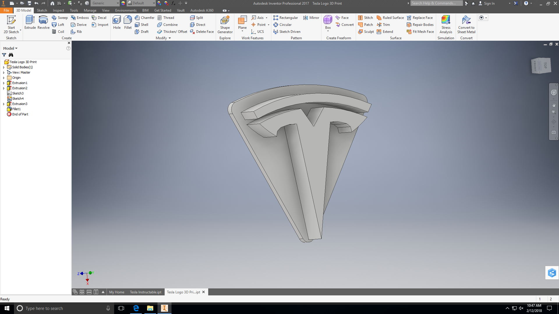 Tesla Logo 3D Print : 13 Steps - Instructables