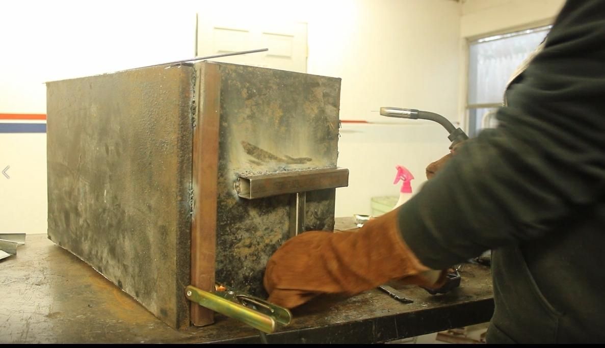 Dumpster Fire Pit (easy Welding Project) : 12 Steps (with Pictures ...
