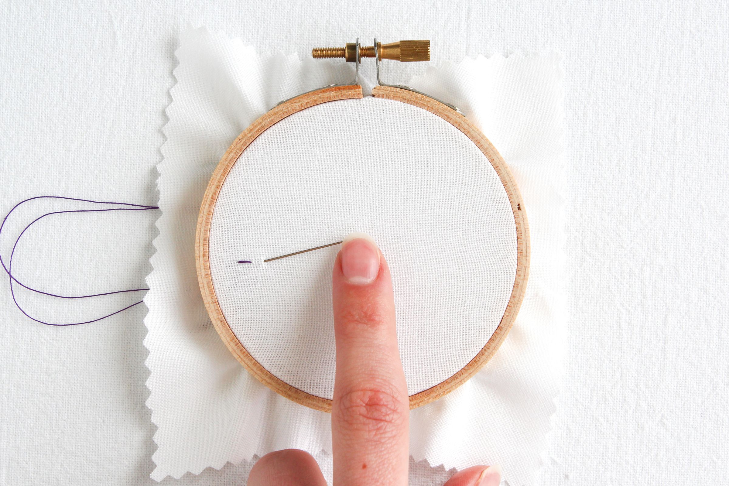 Sewing the Backstitch : 4 Steps - Instructables