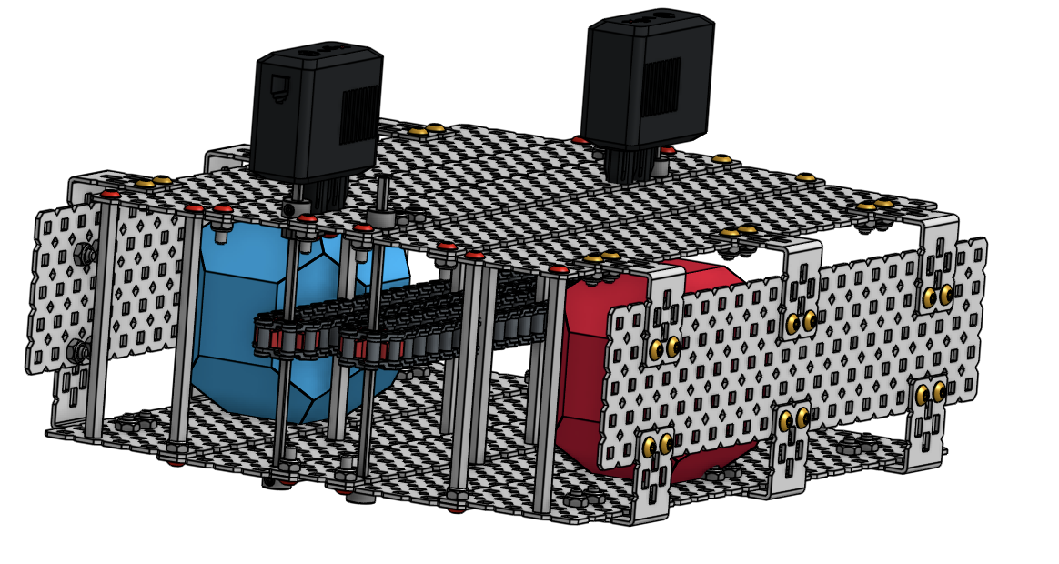 “3D CAD-Designed VEX V5 Robot for Competitive Robotics : 4 Steps ...