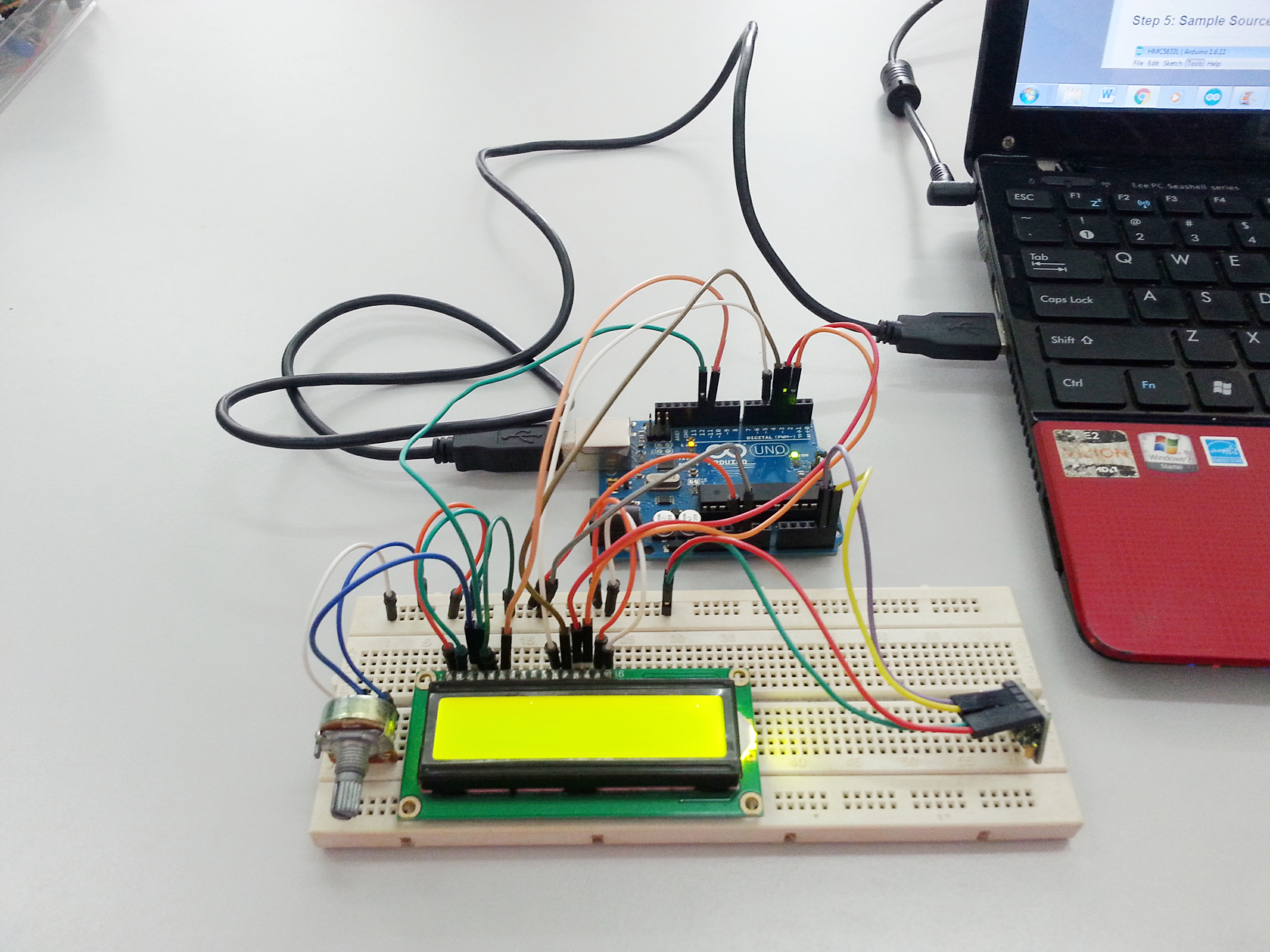 Tutorial to Interface HMC5883L Compass Sensor With Arduino : 10 Steps ...