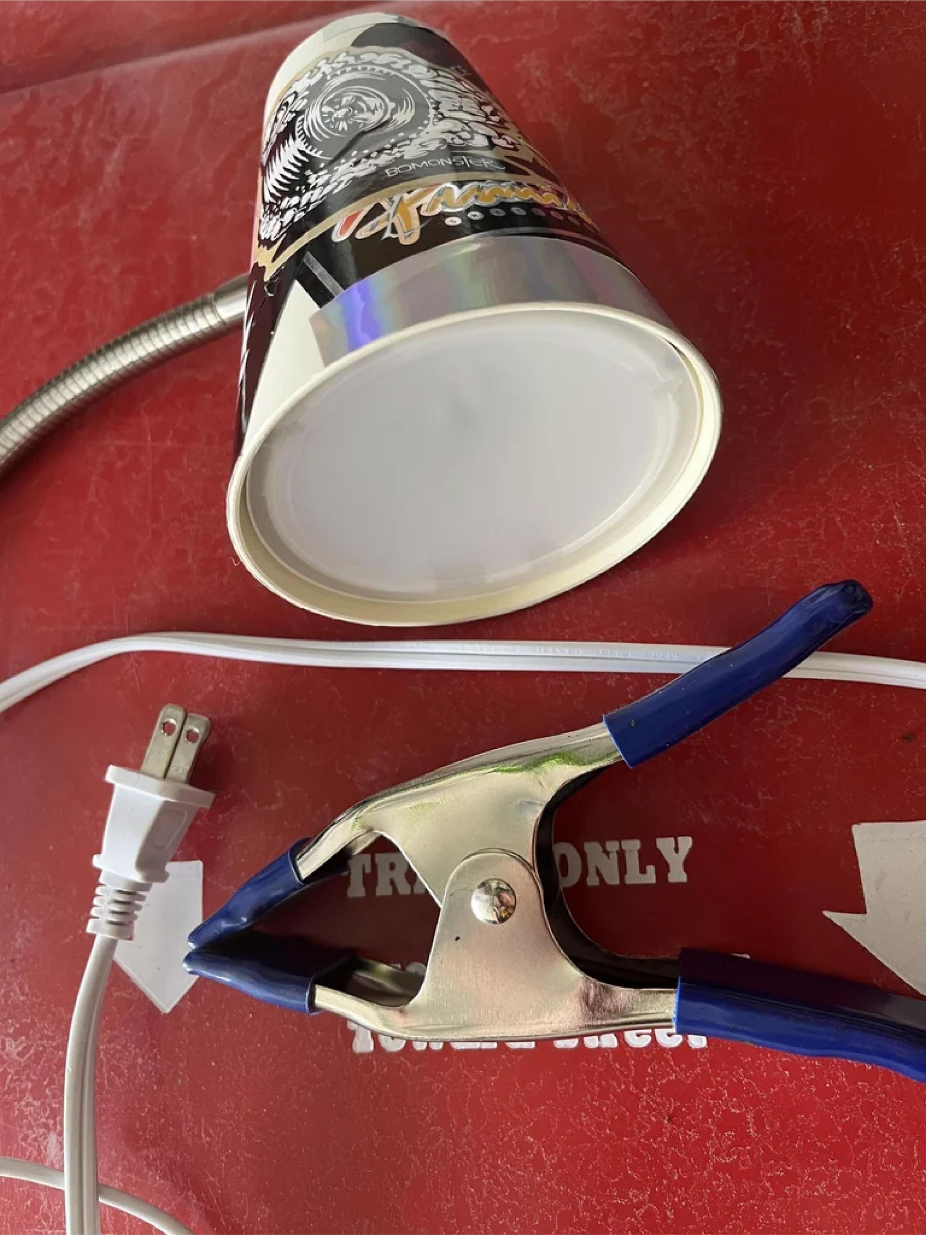 Clamp Light Made From Old Parts : 4 Steps - Instructables