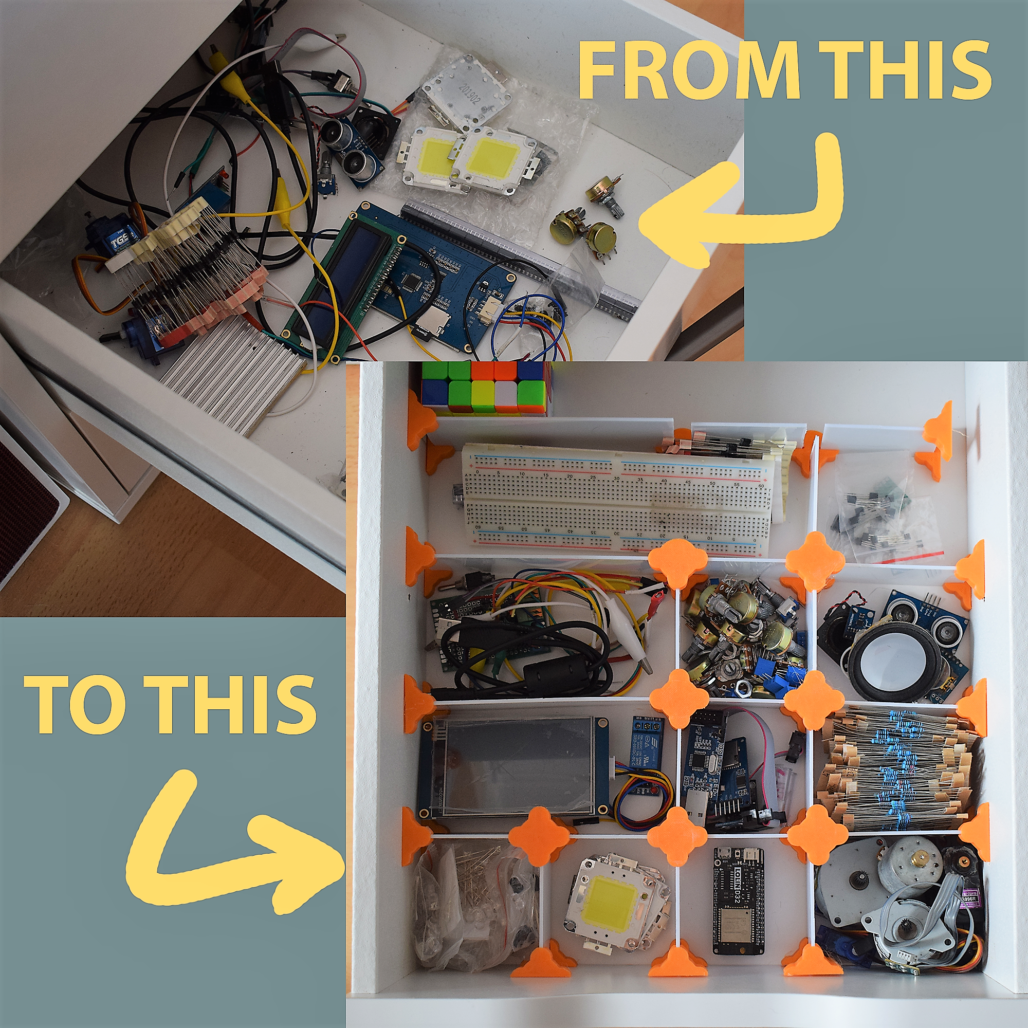 [3D Print] Drawer Organizer : 4 Steps (with Pictures) - Instructables