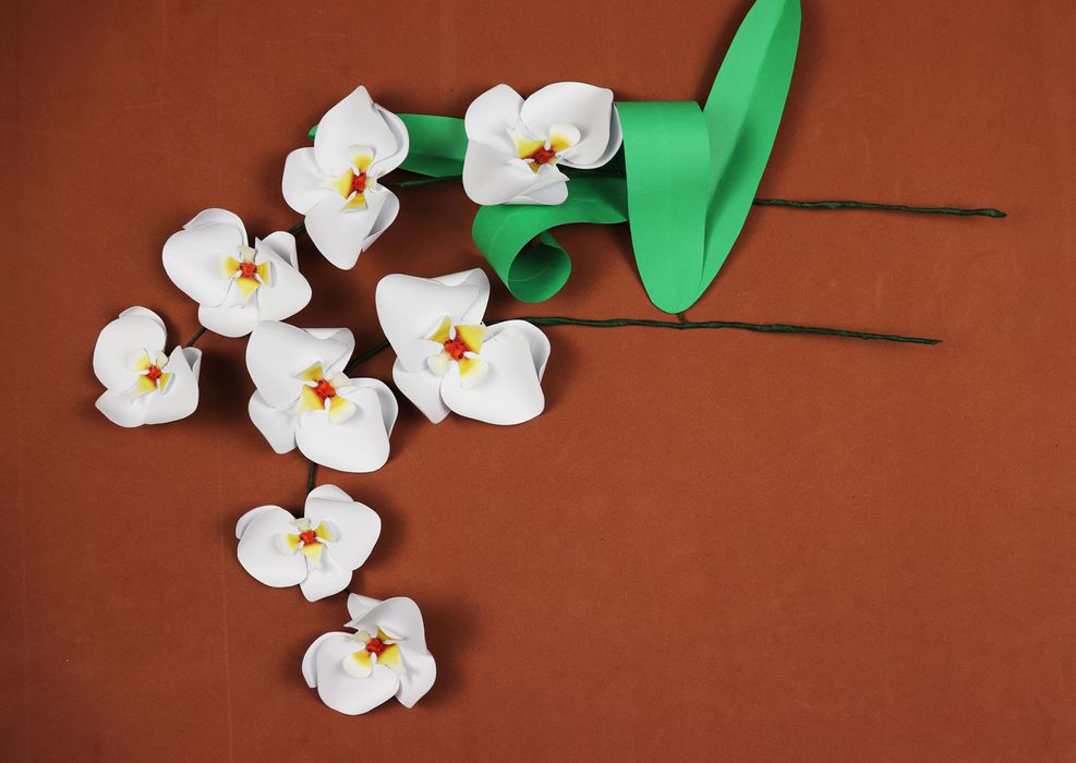 How to Make a Paper Orchid : 4 Steps - Instructables