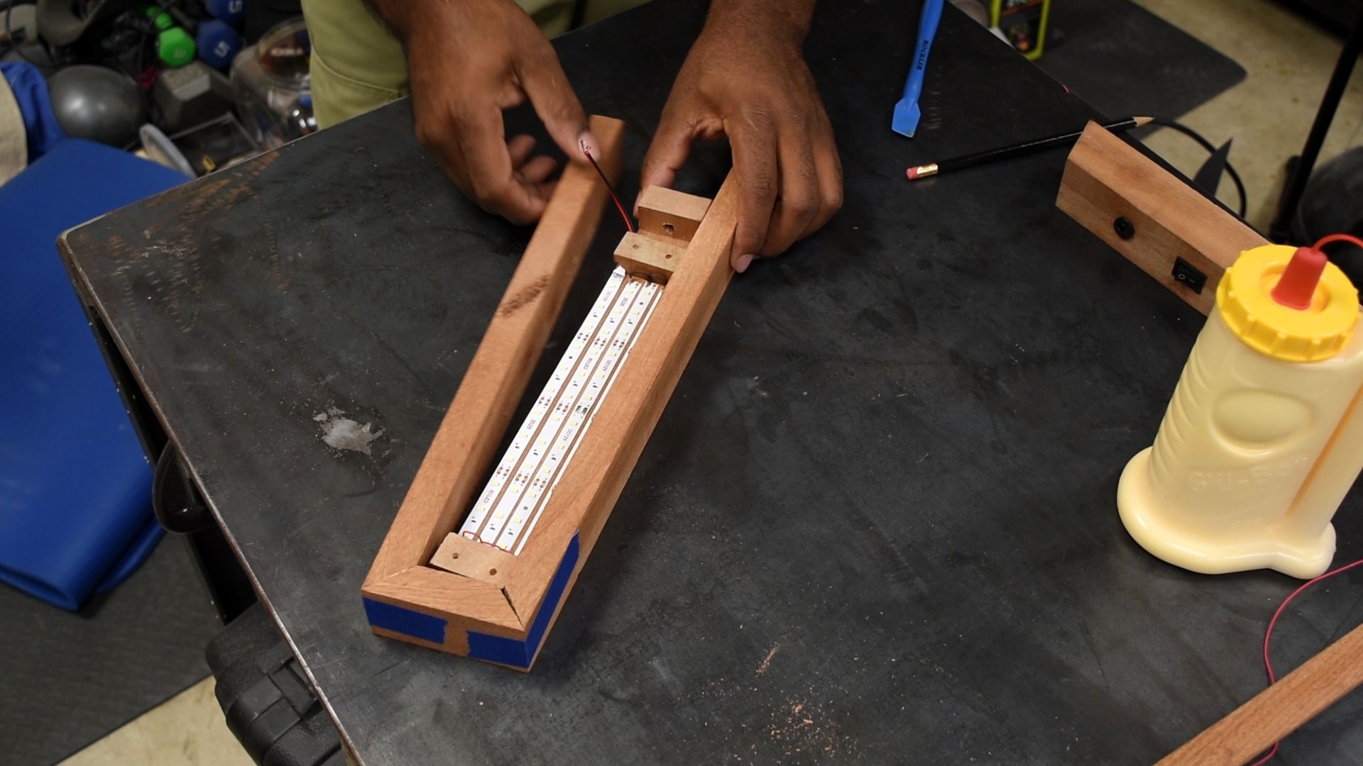LED Concrete Desk Lamp : 8 Steps (with Pictures) - Instructables