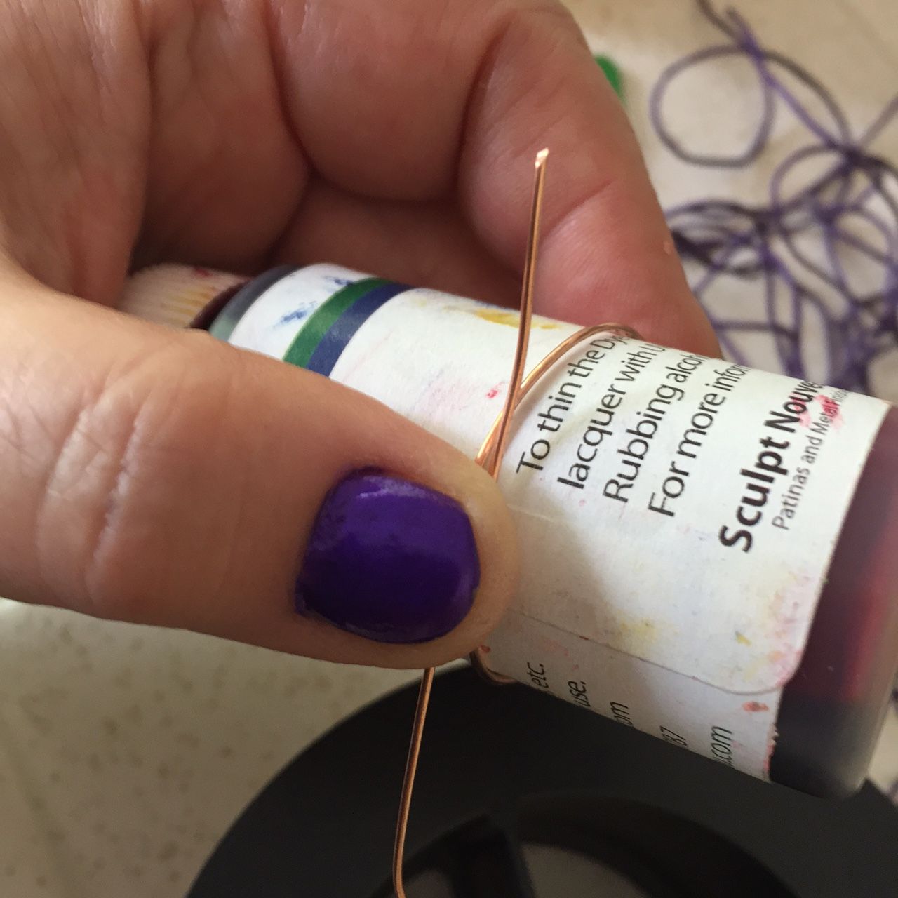 Purple Resin Wire Earrings : 12 Steps (with Pictures) - Instructables