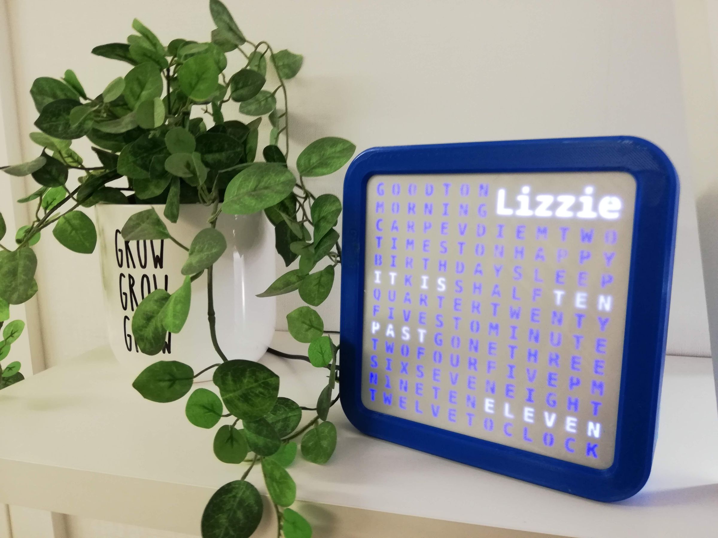 3D Printed Personalised Word Clock : 7 Steps (with Pictures ...