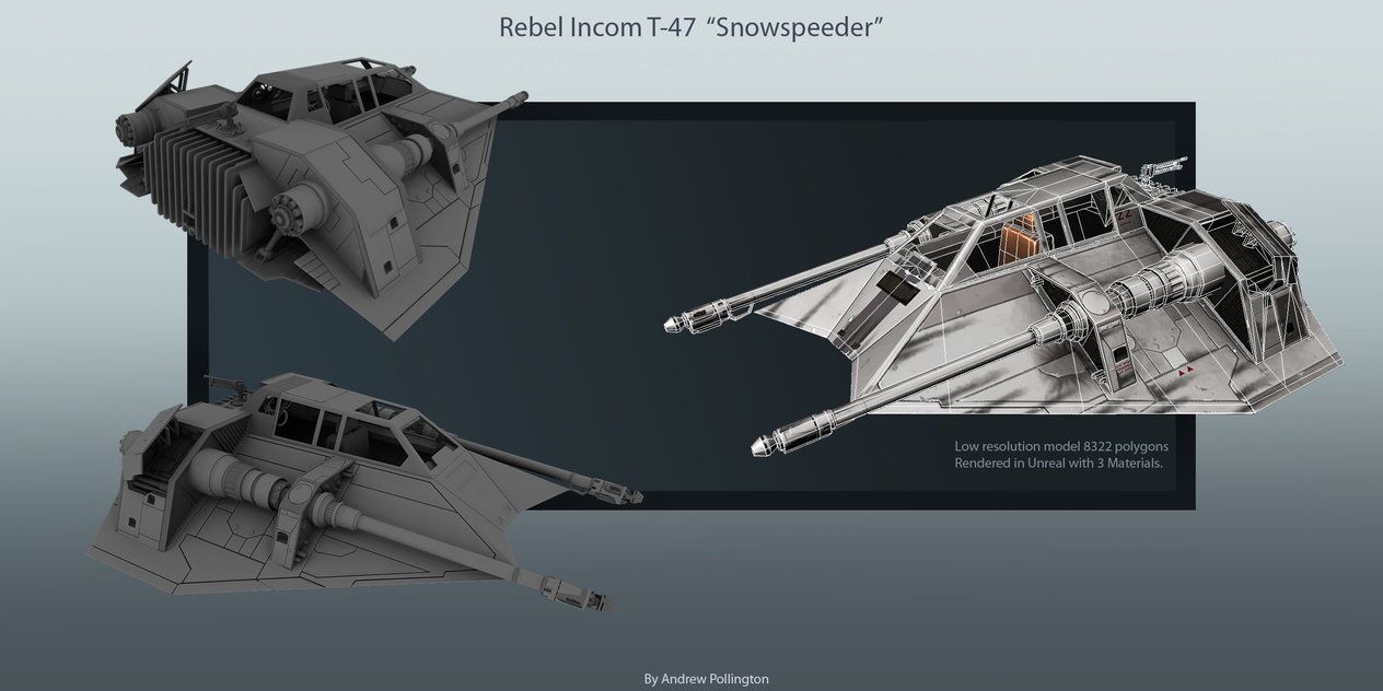 Mini Rebel Snowspeeder Popsicle Stick Model : 5 Steps (with Pictures ...