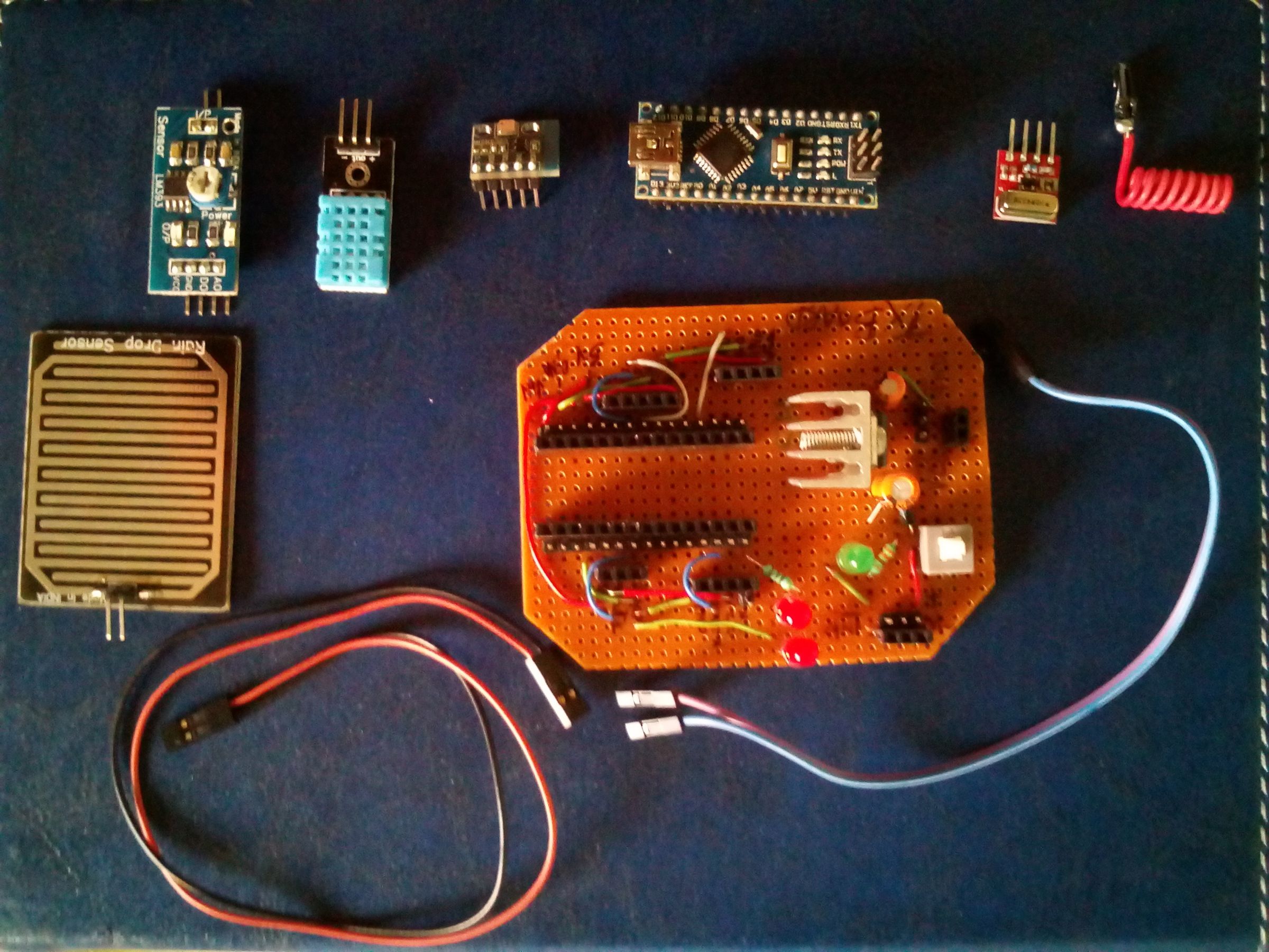 WIRELESS AUTOMATED WEATHER STATION USING ARDUINO : 8 Steps (with ...