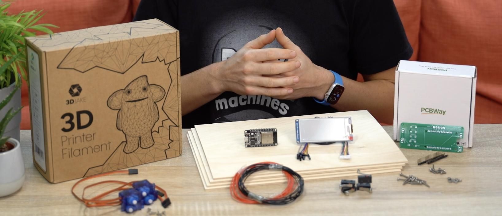 WeatherBot - a Motorised Weather Machine | 3D Printable, ESP32 ...