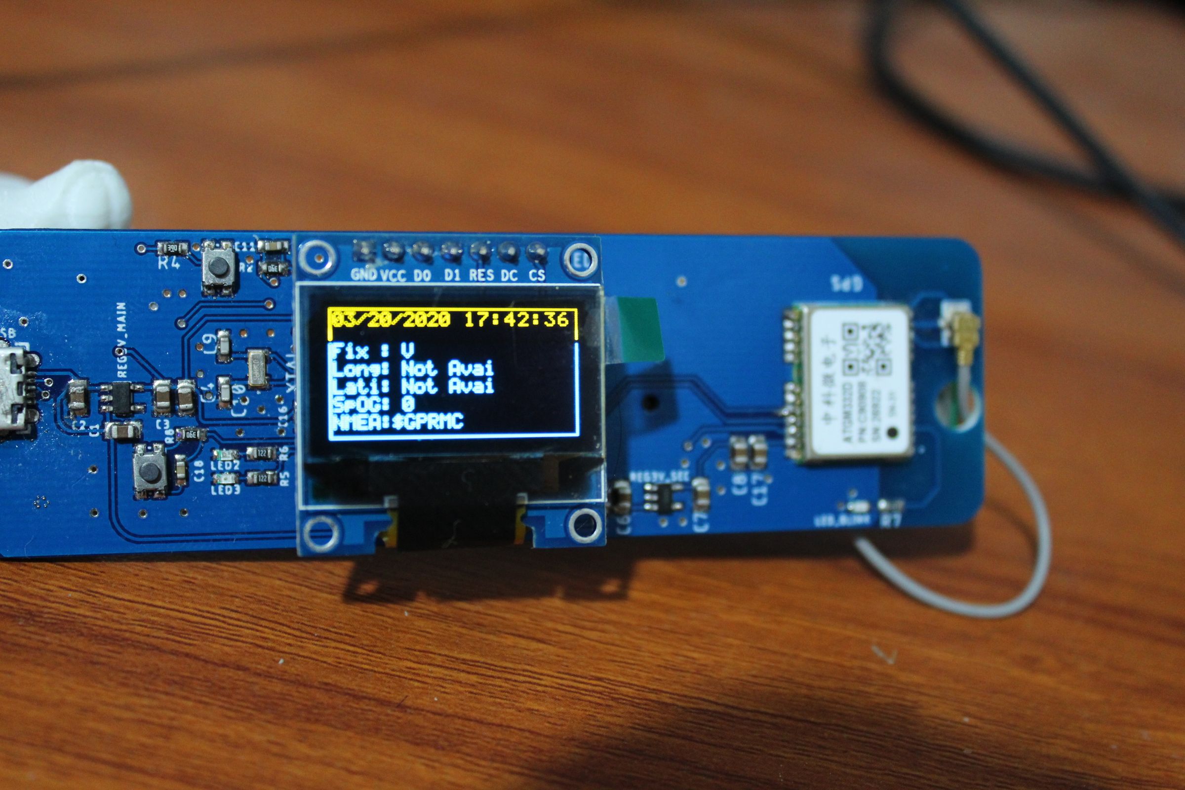 GPS Monitoring With OLED Display Project : 5 Steps (with Pictures ...