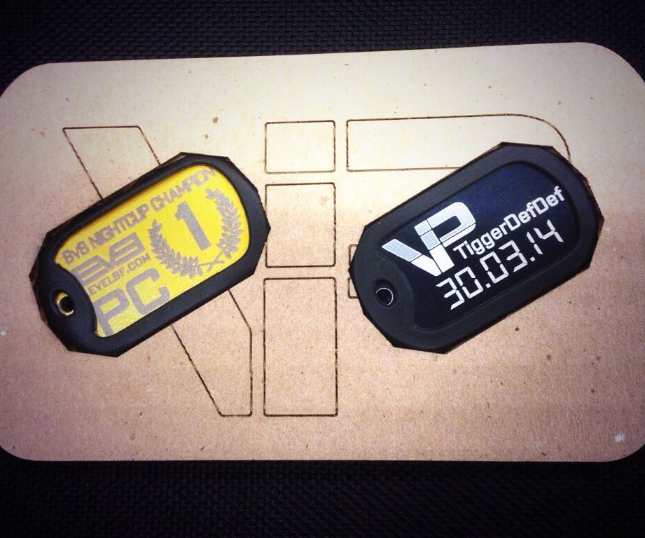 ==Made @ Techshop== Up-cycle Flub-ups Into Trophy Tags! : 4 Steps (with ...