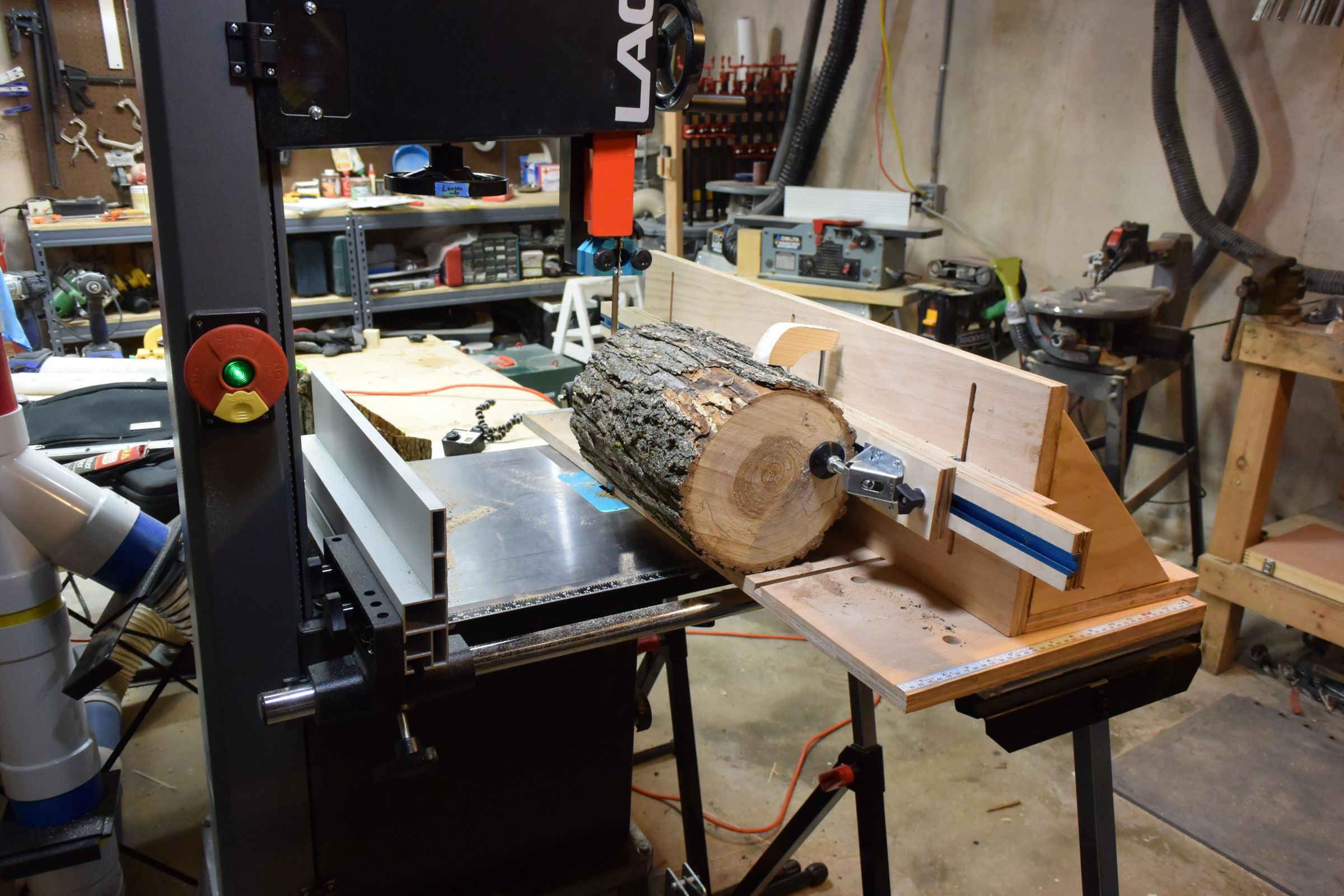 Bandsaw Milling Log Jig : 8 Steps (with Pictures) - Instructables