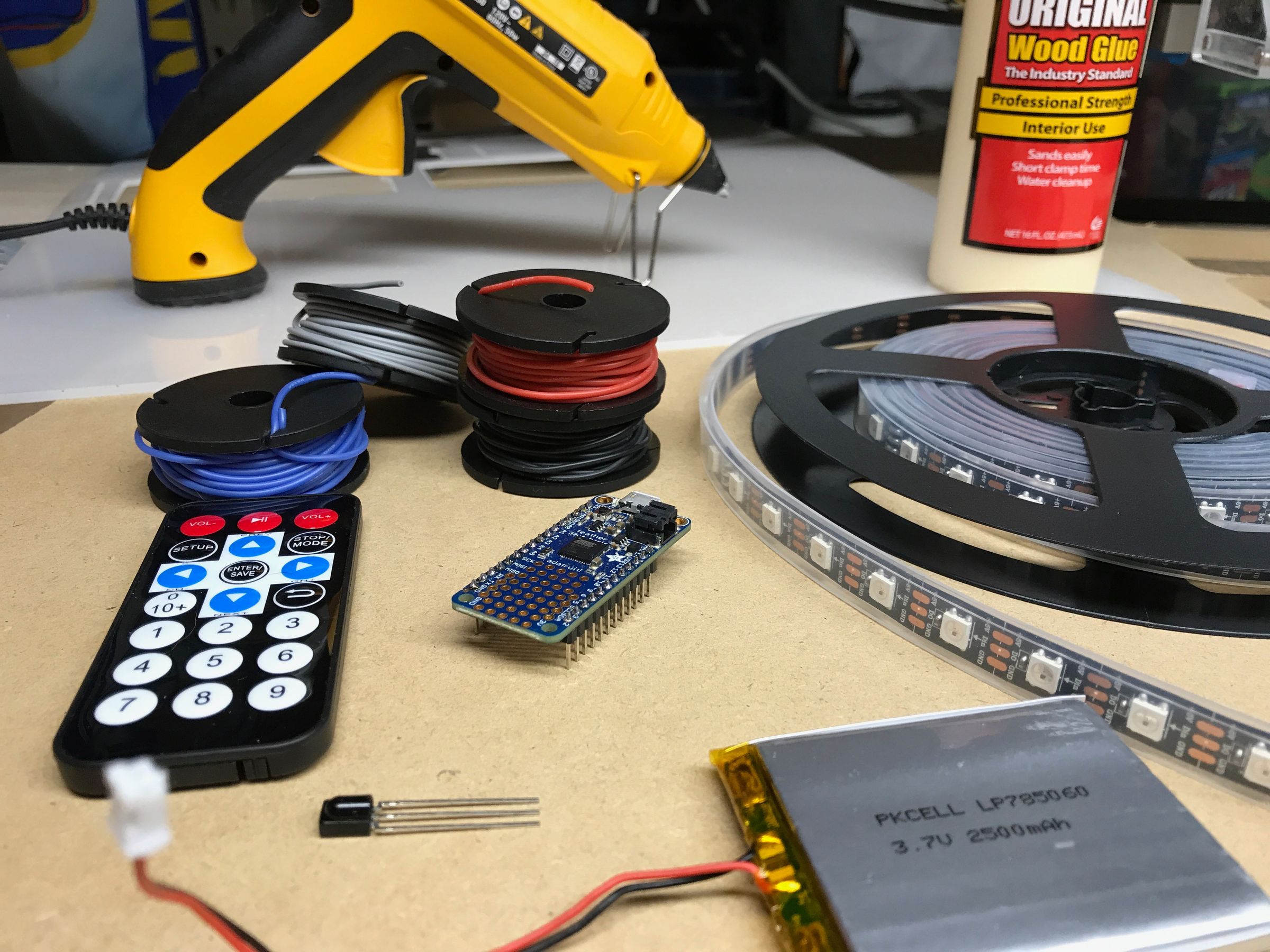 Illuminated Neopixel Sign With IR Remote Control : 8 Steps (with ...