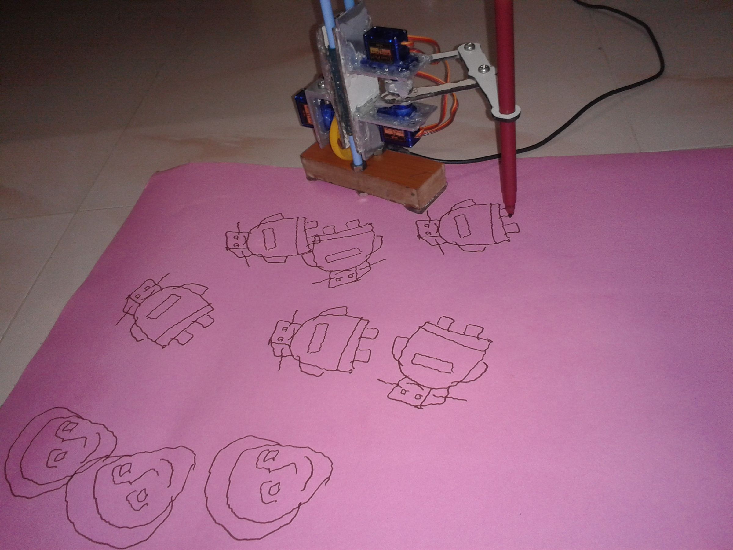 Cute Drawing Buddy V1, SCARA Robot - Arduino : 20 Steps (with Pictures ...