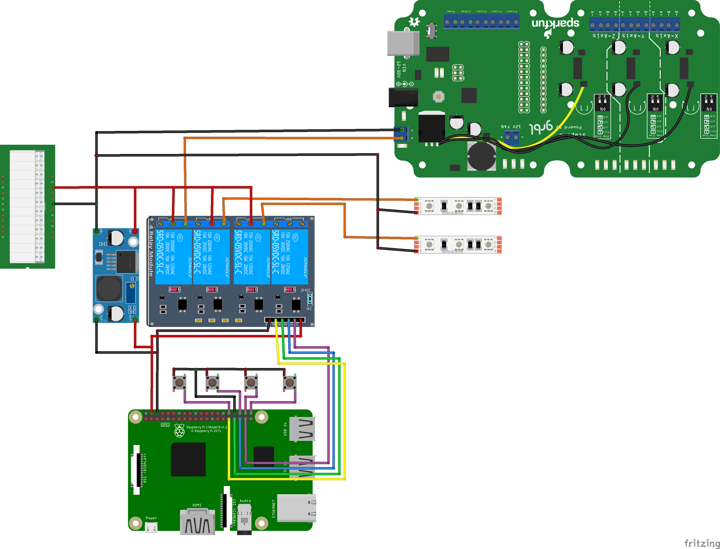 4CH Relay-board Controlled With Push Buttons : 4 Steps - Instructables
