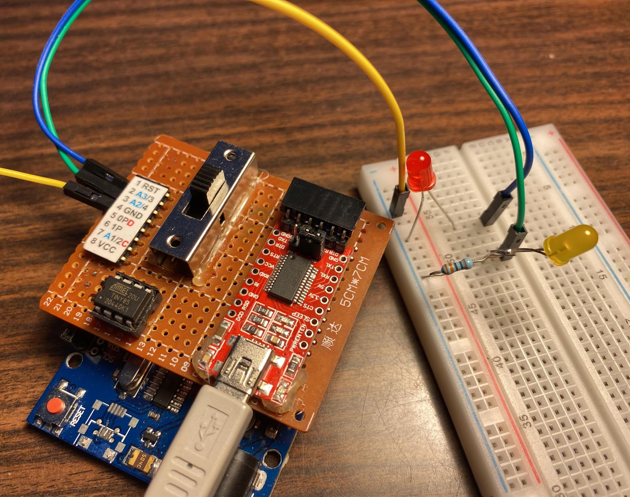 Accurate Timing for ATTiny85 - Internal Oscillator at 1MHz : 3 Steps ...