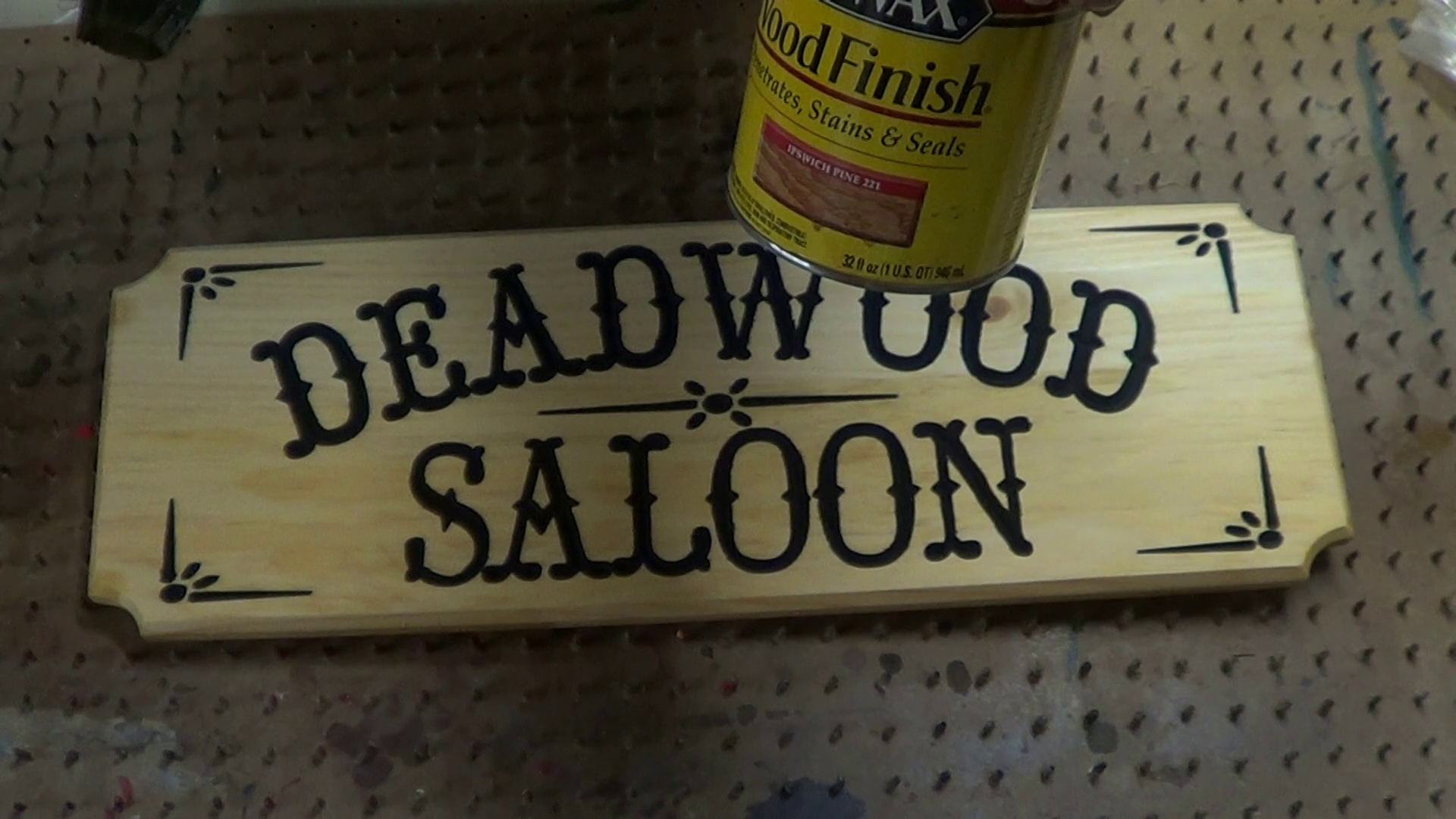 Deadwood Saloon Sign : 8 Steps (with Pictures) - Instructables