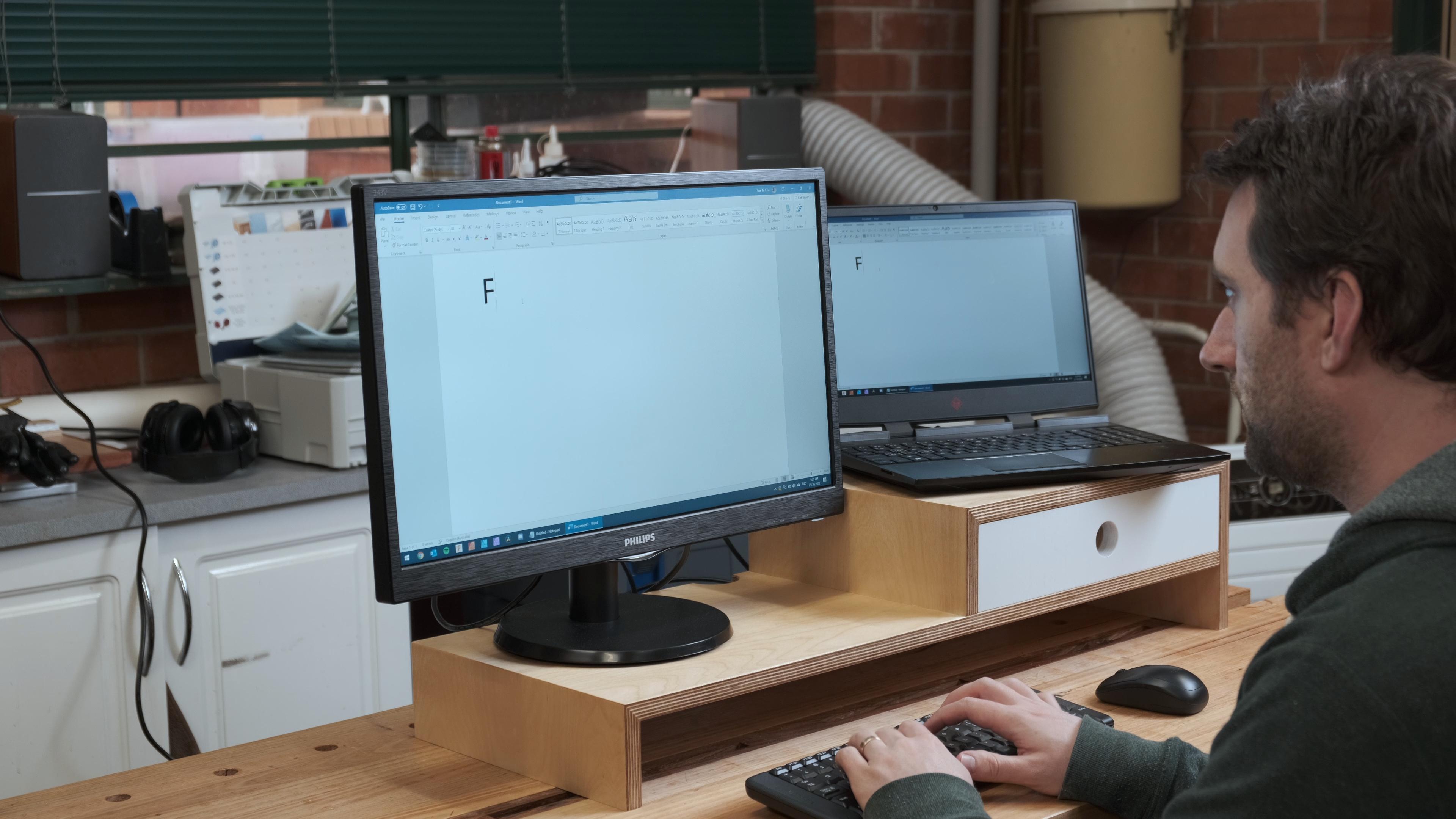 Desk Buddy: Work From Home Accessory : 14 Steps (with Pictures ...