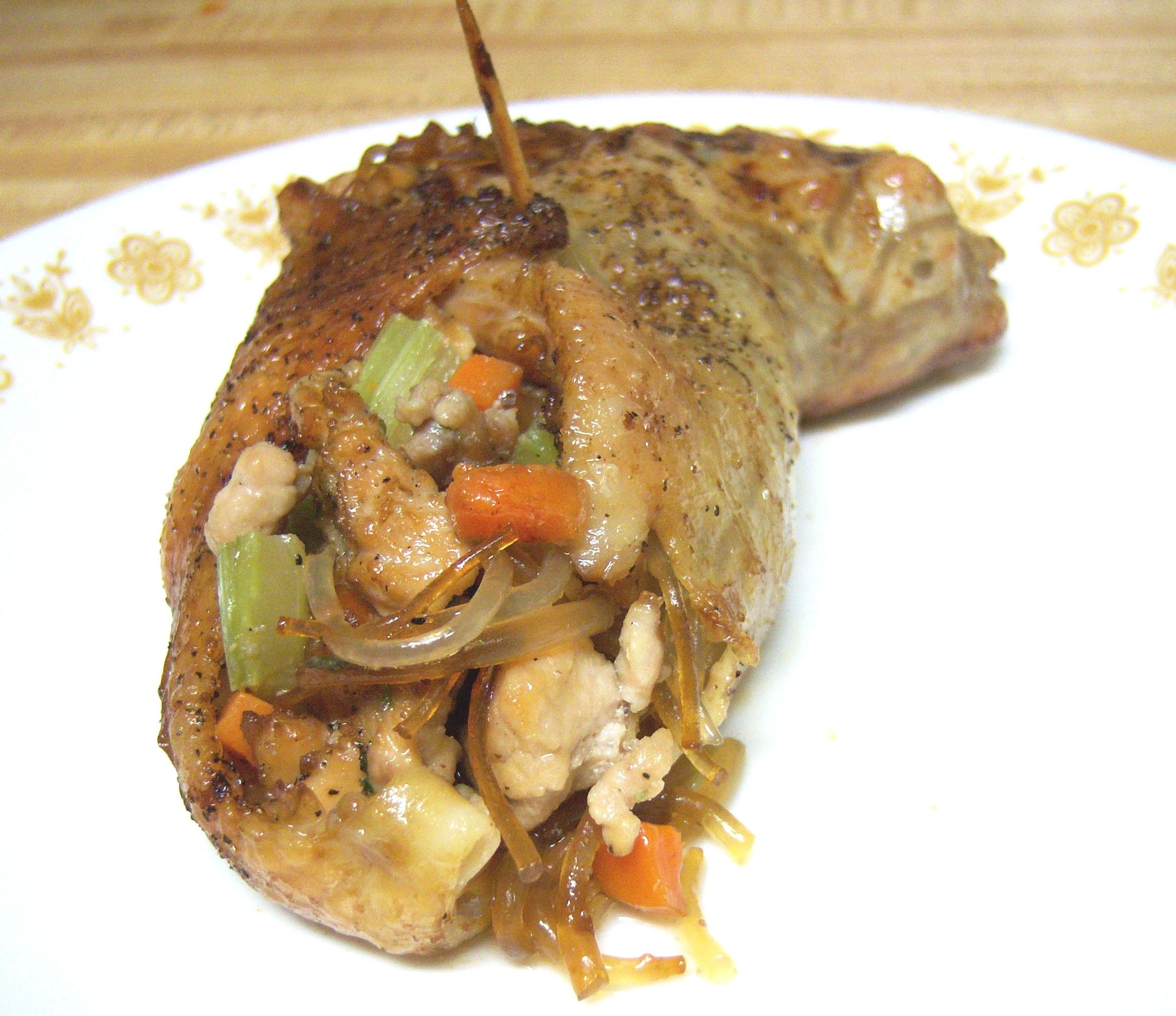 Asian Stuffed Chicken Quarters : 5 Steps - Instructables
