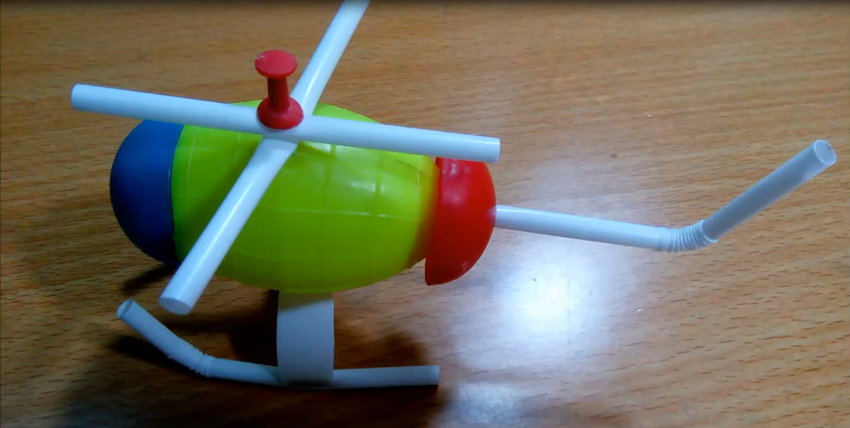 Helicopter From Straw : 4 Steps - Instructables