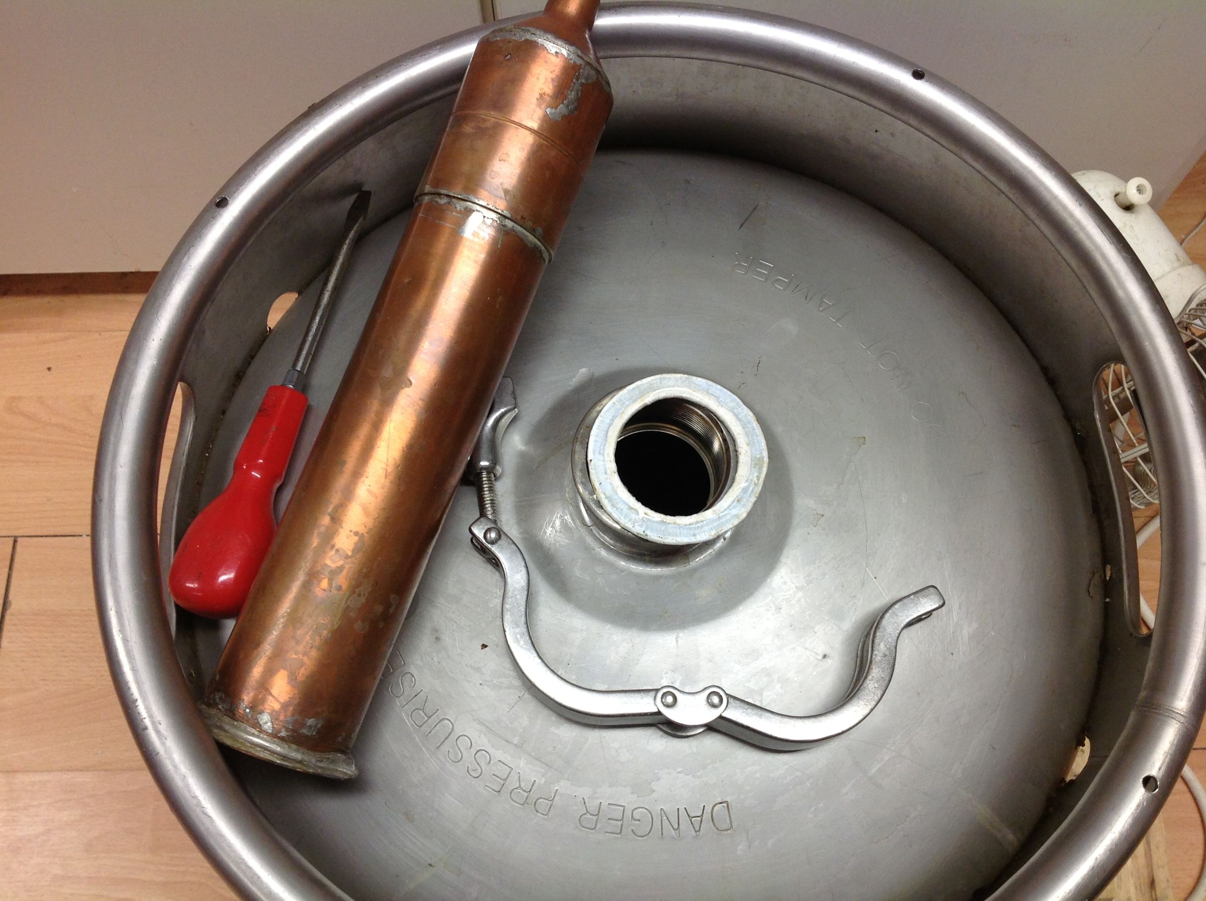 Build a Keg Still for Whiskey (Pot Still Design) : 12 Steps - Instructables
