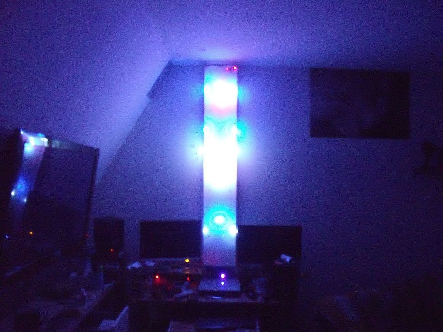 *updated*LED-Tower "Hello", Vu-Meter Advanced Sensing Music Without IC ...