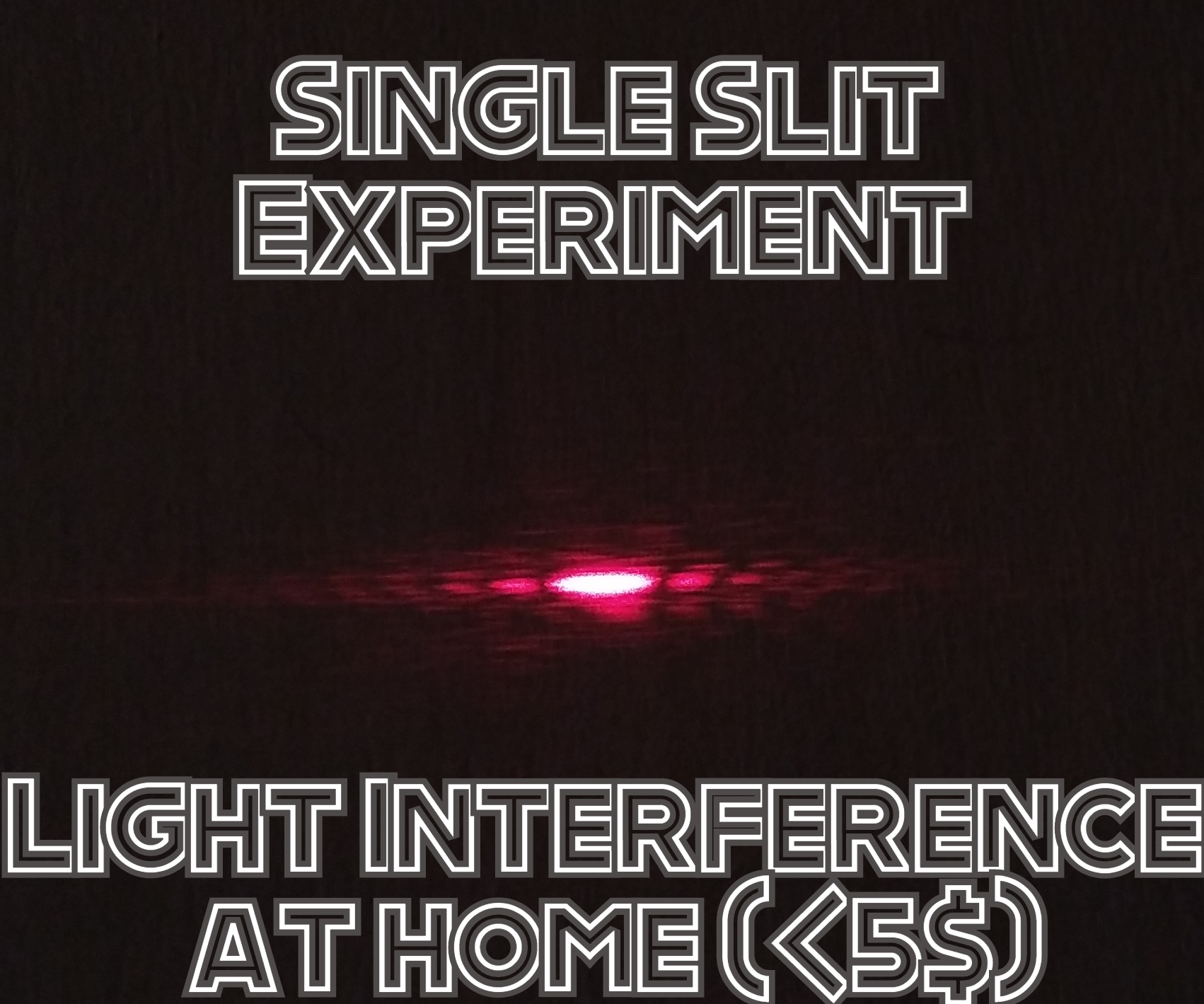 Simple Laser Diffraction Experiment at Home : 5 Steps (with Pictures ...