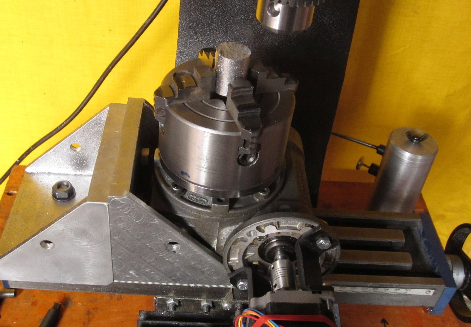 Combined Dividing Head and Rotary Table Step Indexer. : 6 Steps (with ...