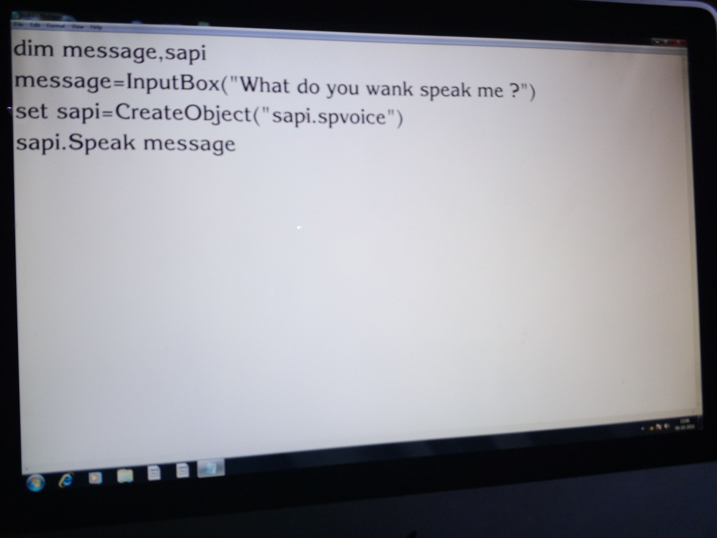 Talking Computer ? : 4 Steps - Instructables