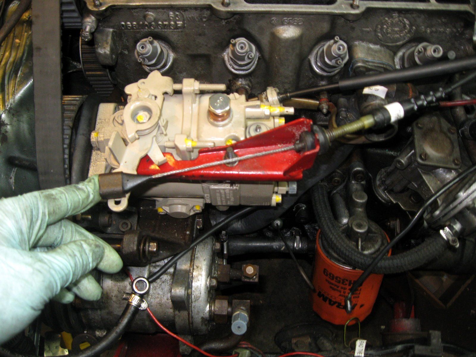 Replace a Mechanical Fuel Injection System on 1981 VW Rabbit Diesel ...