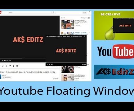 How to Open Youtube Floating Window? - Instructables