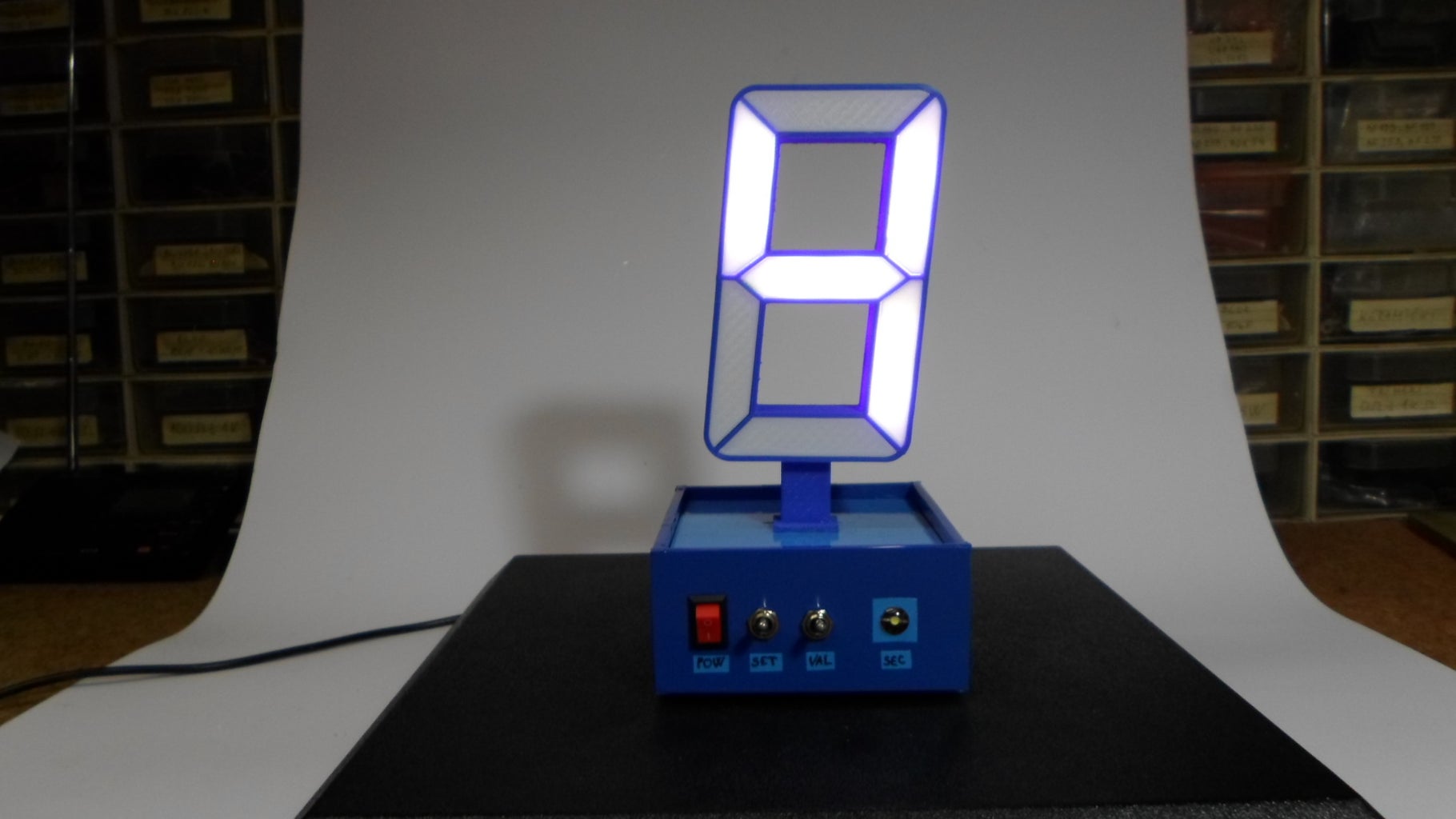 Diy 3d Printed Single Digit Arduino Clock Arduino Project Hub Nbkomputer