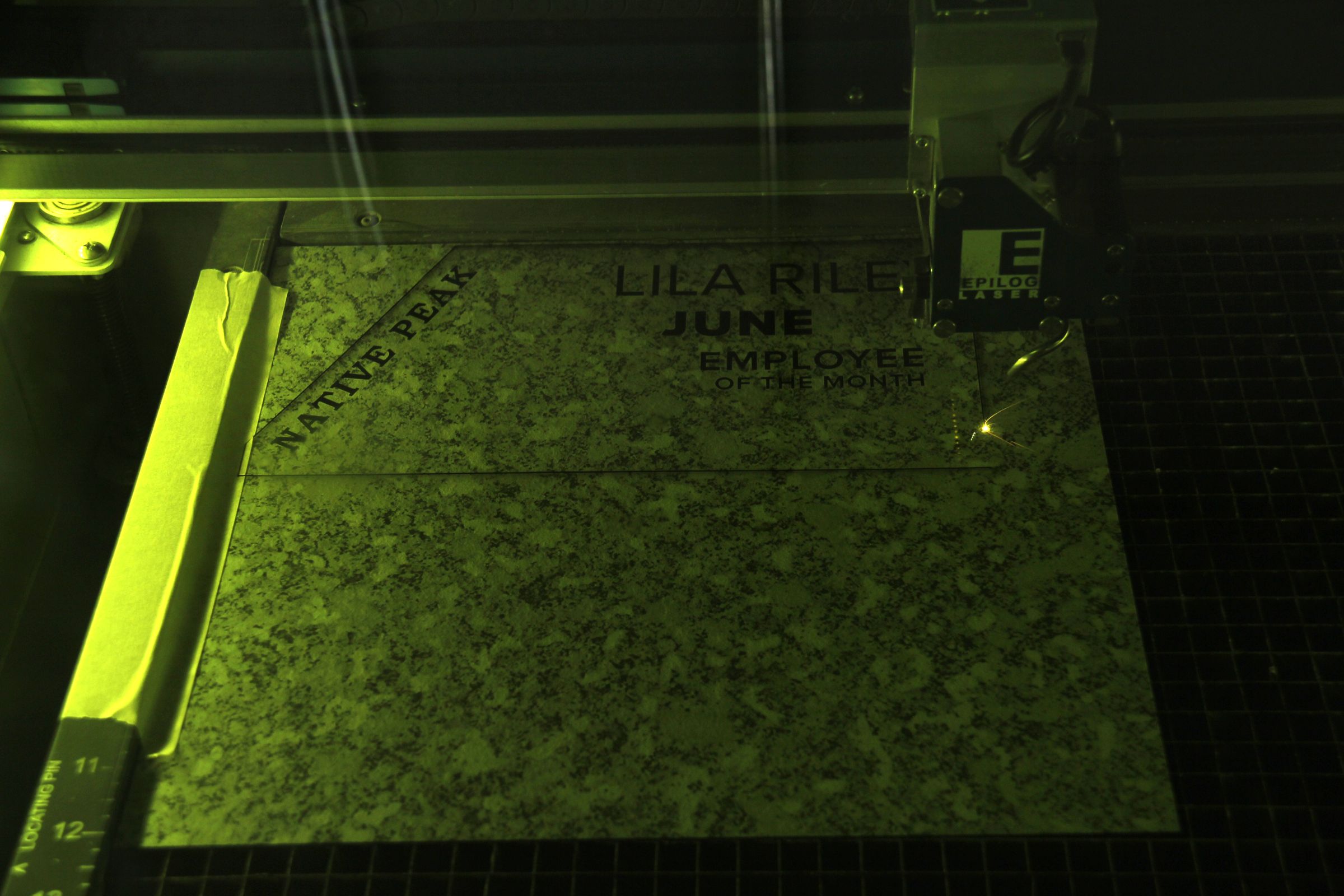 Laser Fabricating a Sign Using Rowmark's the Naturals : 10 Steps (with ...