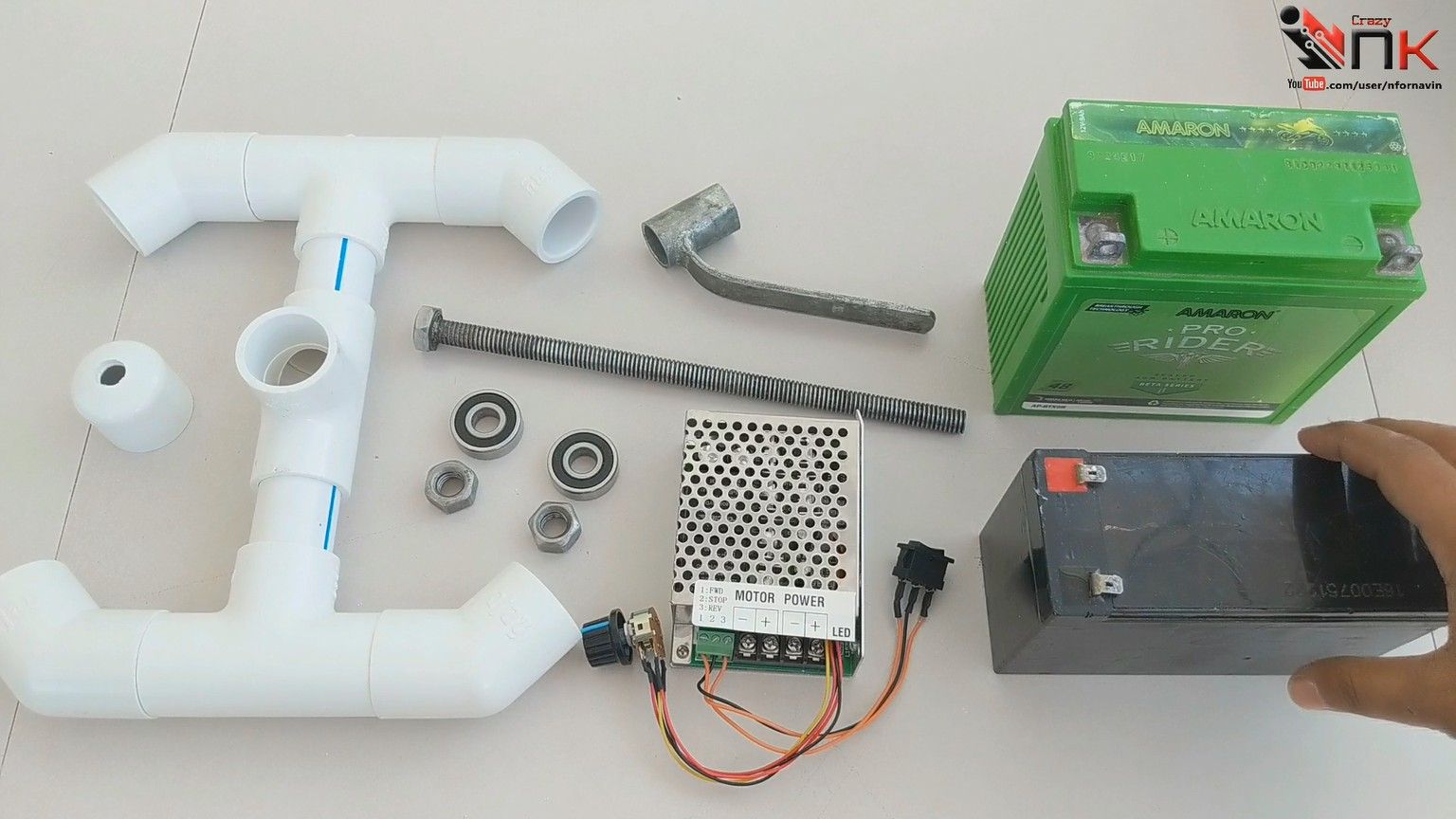 How to Make a Go Kart / Electric Car Using PVC Pipe at Home : 7 Steps ...