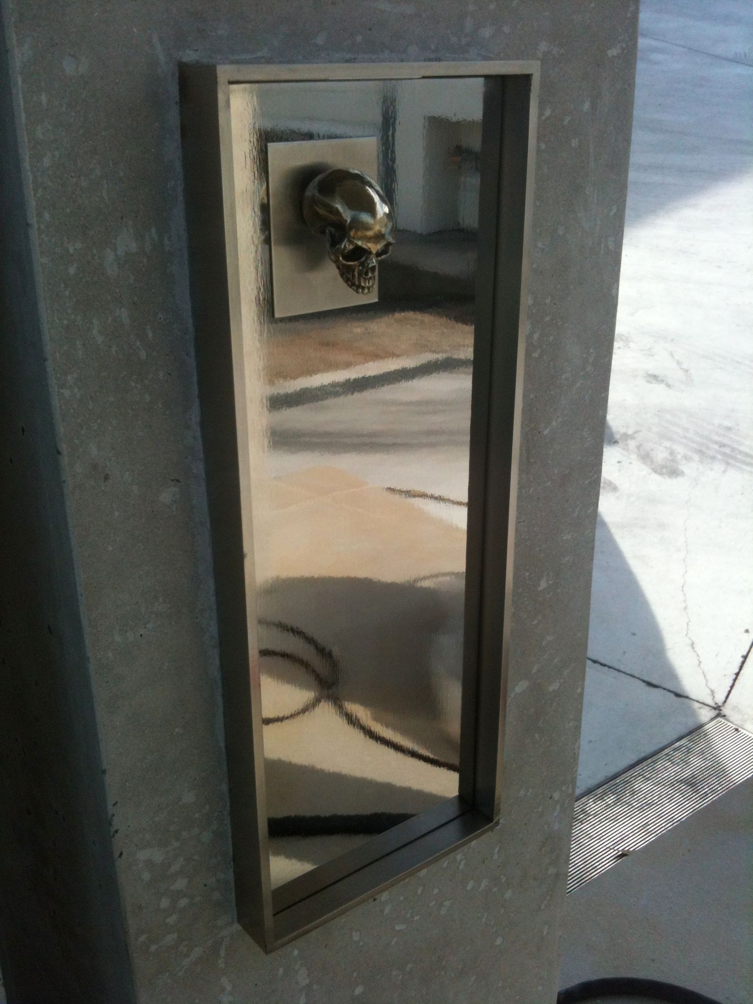 Integrated Dead Head Mailbox and Concrete Bar Code Security Fence ...