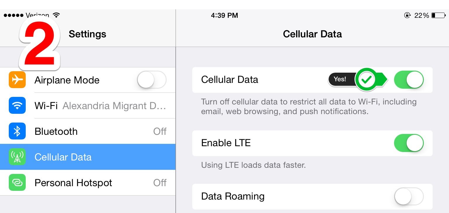 Turning on Cellular Data : 10 Steps - Instructables