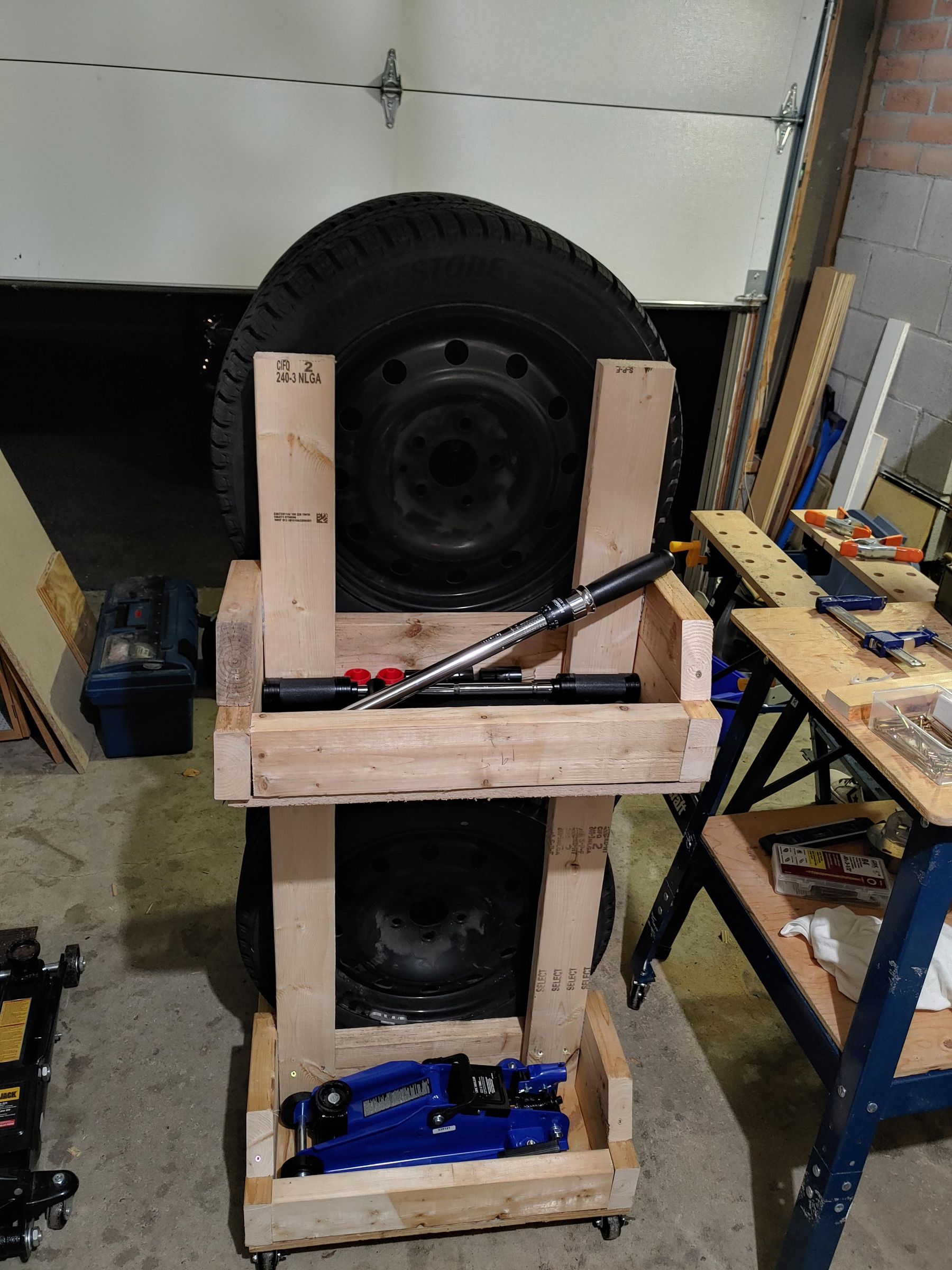 Mobile Tire and Tool Cart : 8 Steps (with Pictures) - Instructables